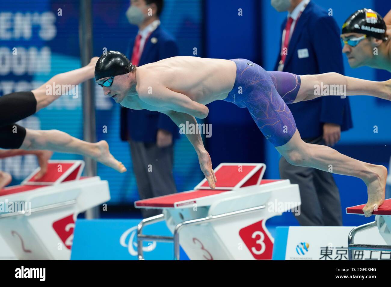 Tokyo, Japan. August 26, 2021: Andrei Kalina from Russia winning gold ...