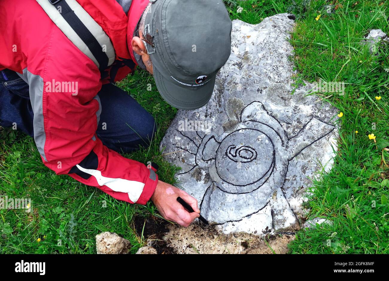 Slovenia. Planina Zaprikraj. The site of the WWI burial ground of the ...
