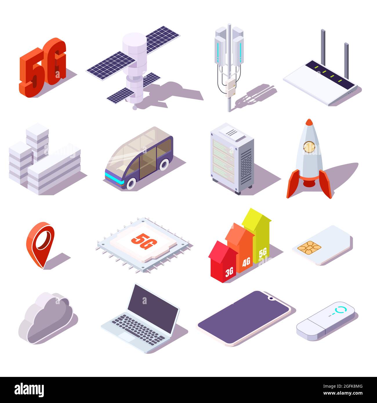 Wireless connection tower icon cartoon hi-res stock photography and images - Alamy