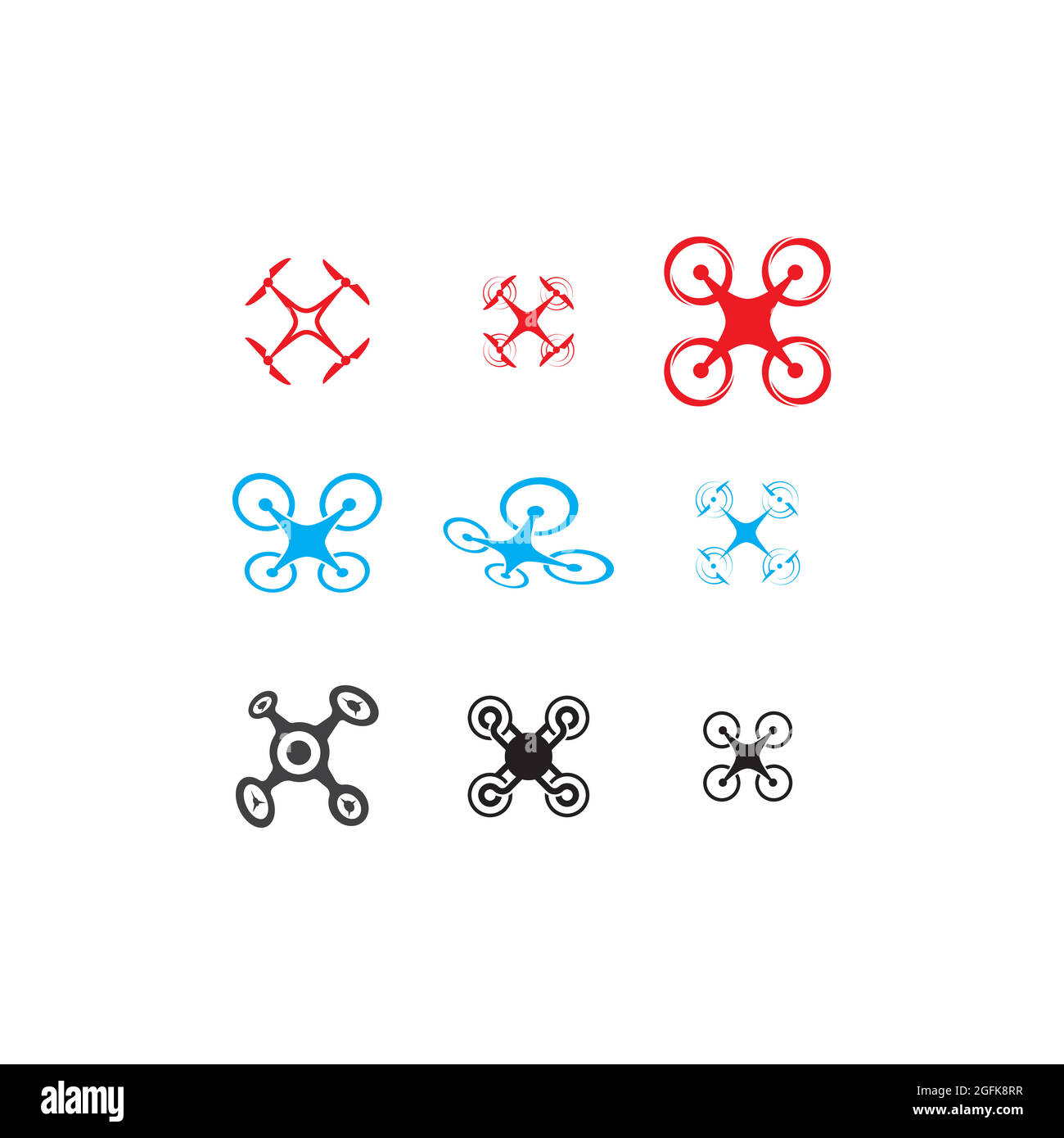 Aerial-photography logo creative modern design vector image Stock ...