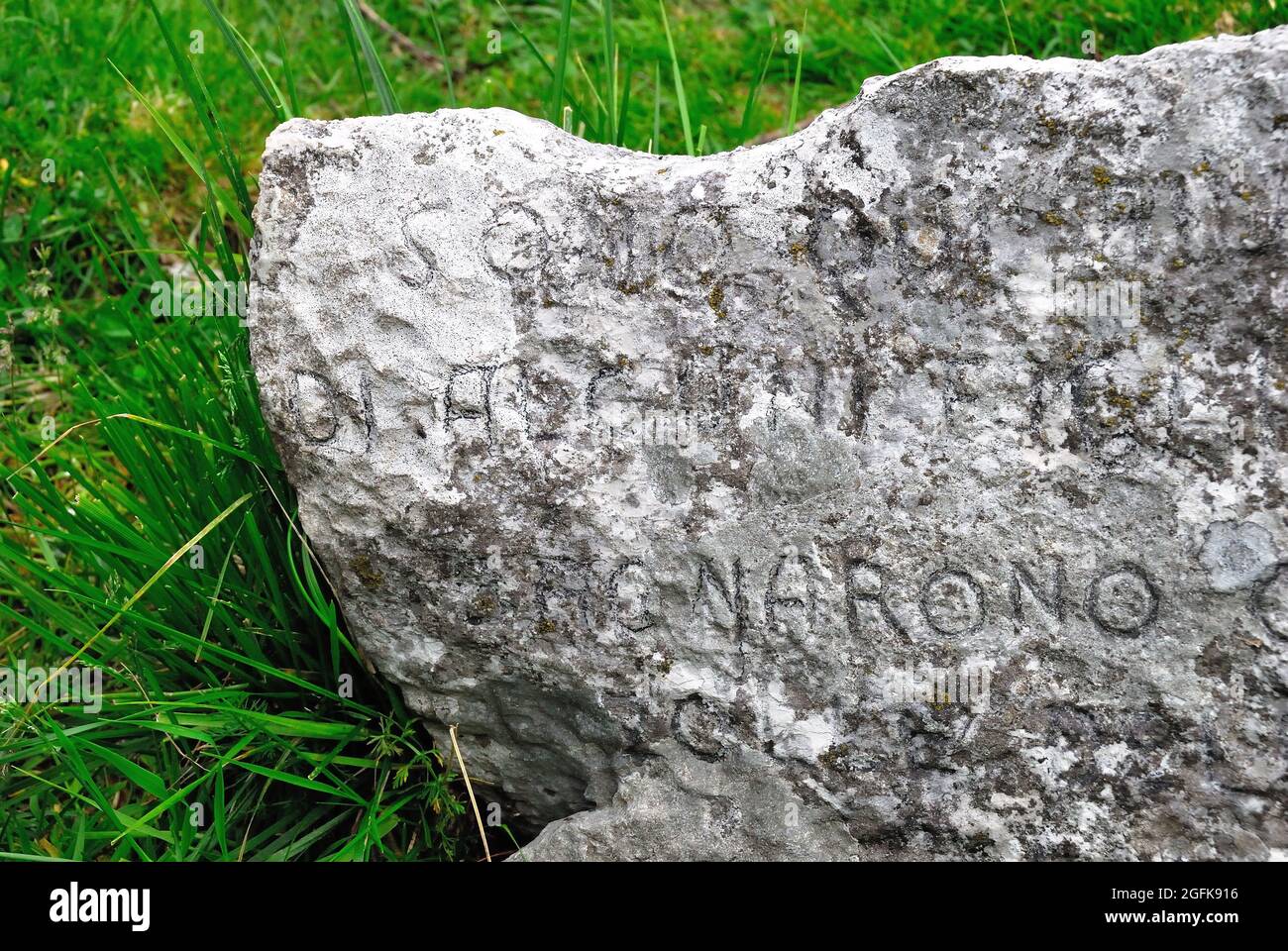Slovenia. Planina Zaprikraj. The site of the WWI burial ground of the ...