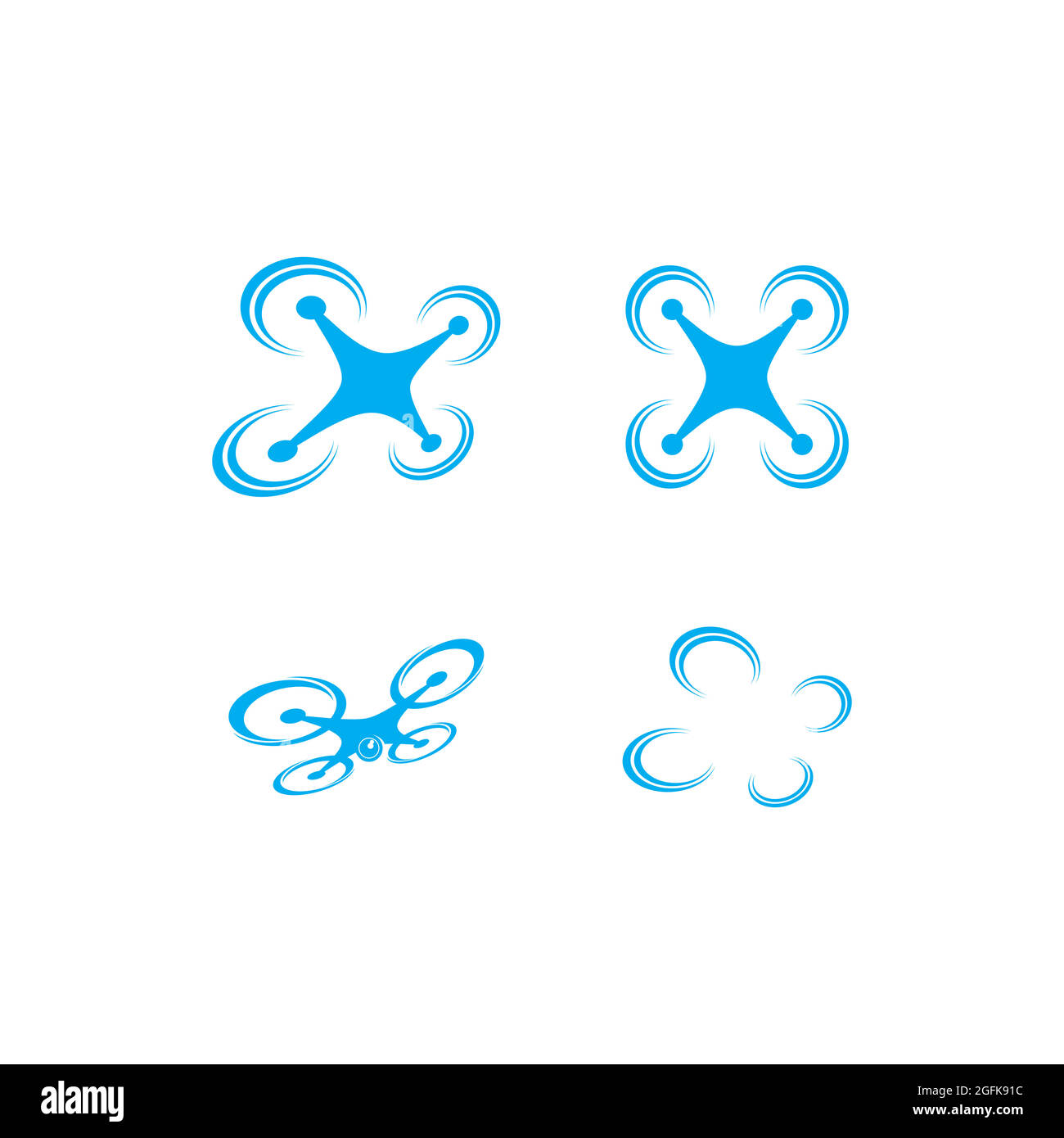 Aerial-photography logo creative modern design vector image Stock ...
