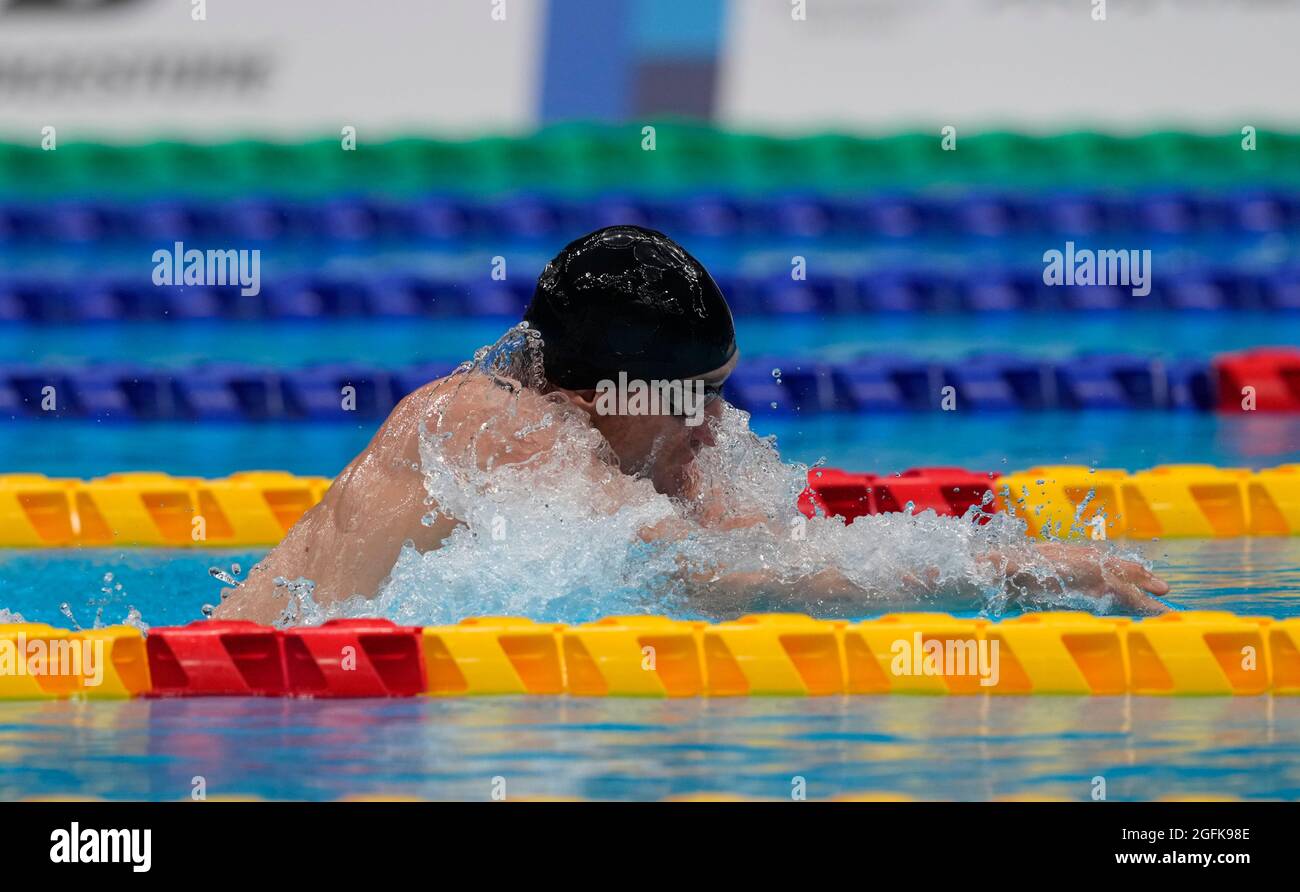 Tokyo, Japan. August 26, 2021: Andrei Kalina from Russia winning gold ...