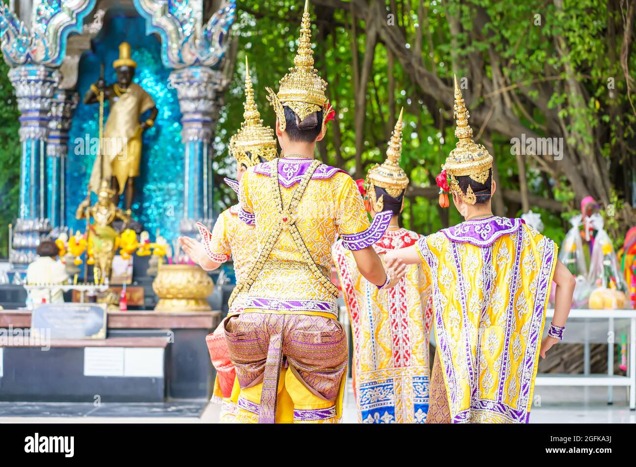 The sacred dancing worship is a belief of the people of Eeast Asia ...