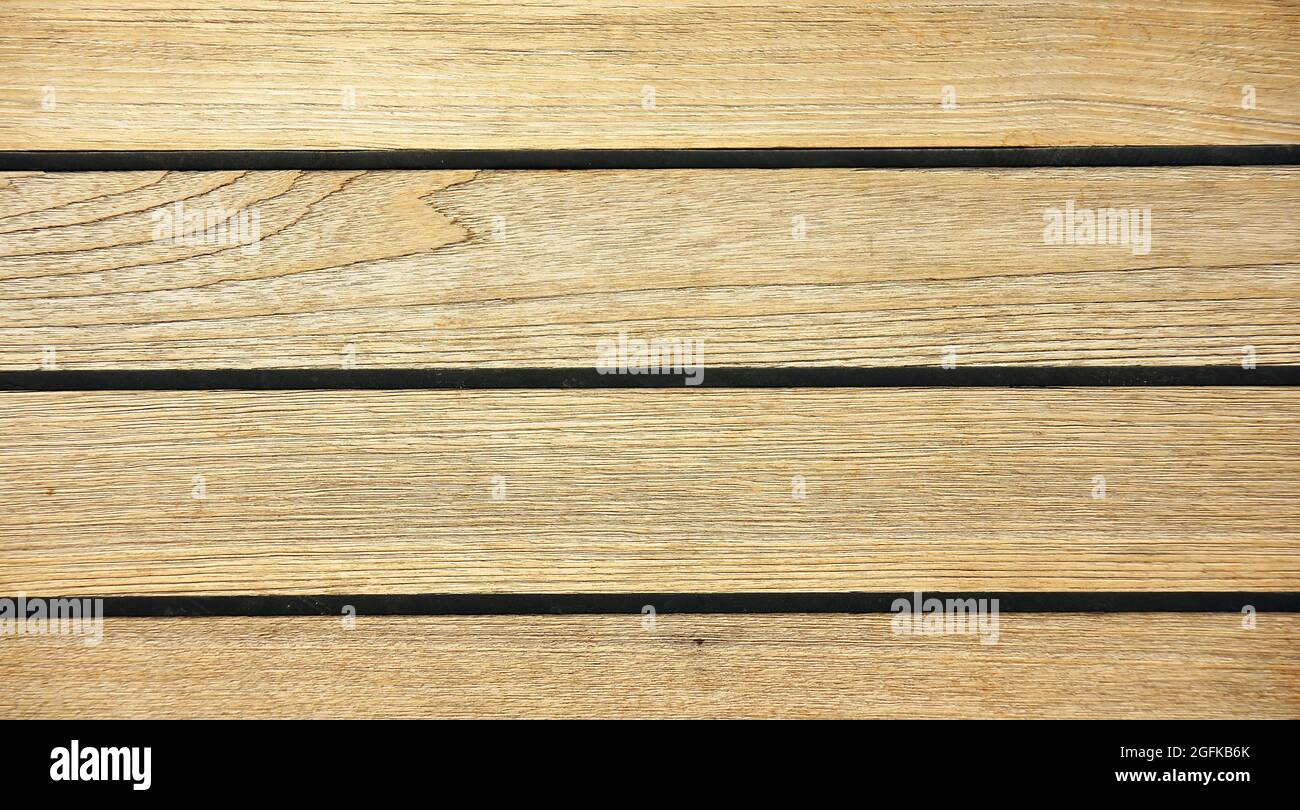 Wooden floor of a boat deck for backgrounds and textures Stock Photo ...