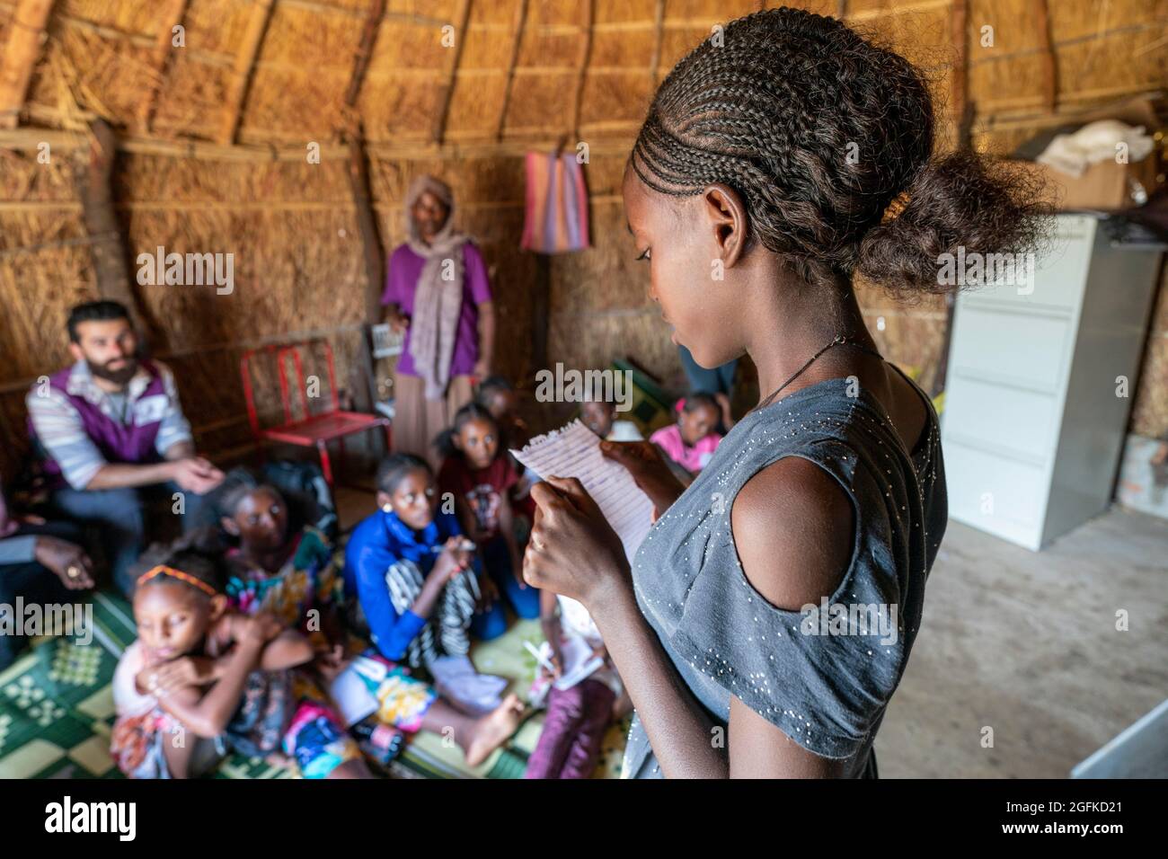 Tigrayan children at home in tigray hi-res stock photography and images ...