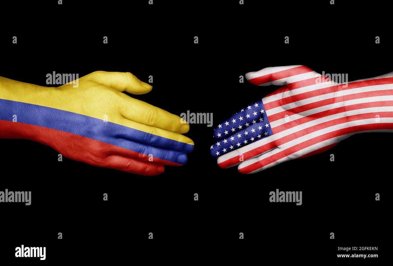 Usa colombia flag hi-res stock photography and images - Alamy