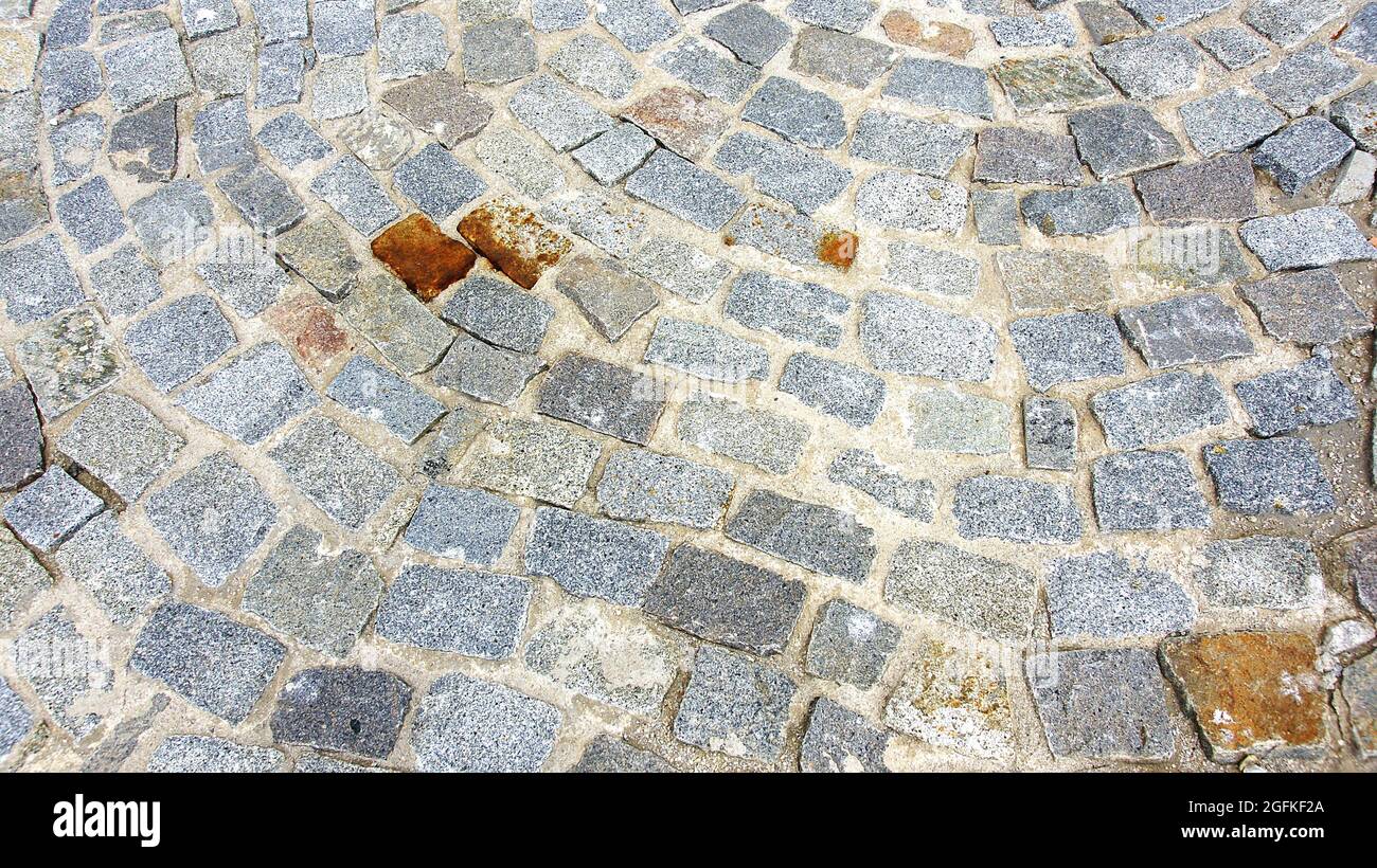 Circular paving for background and textures Stock Photo - Alamy