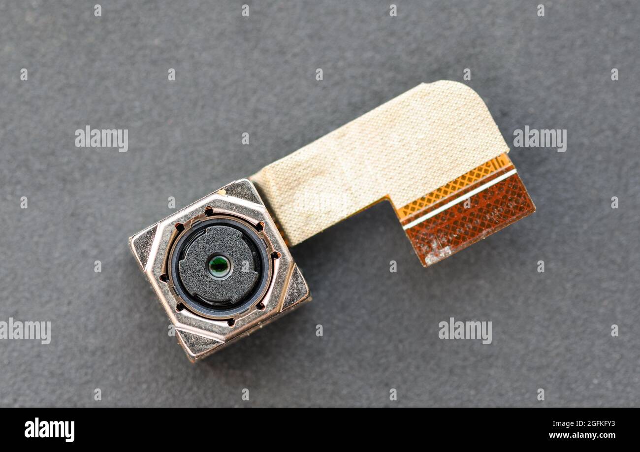 Smartphone camera module. Macro shot Stock Photo - Alamy