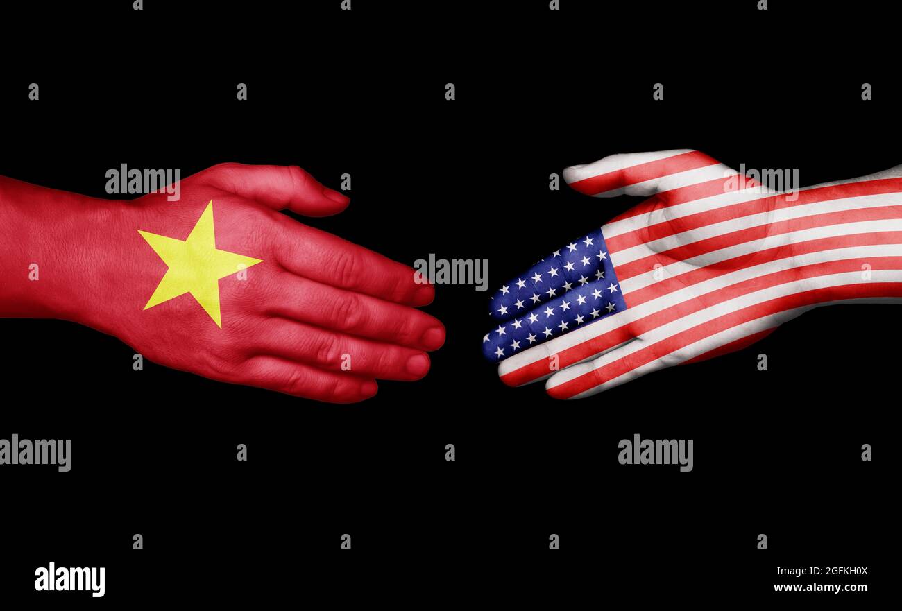 Country handshaking concept Stock Photo - Alamy