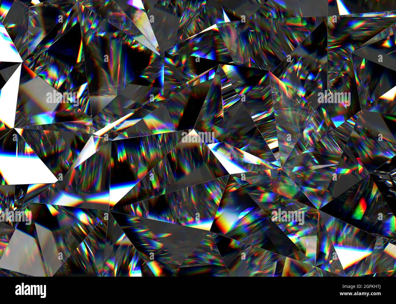 Beautiful 3D Rendered Shiny Diamond in Brilliant Cut on White ...