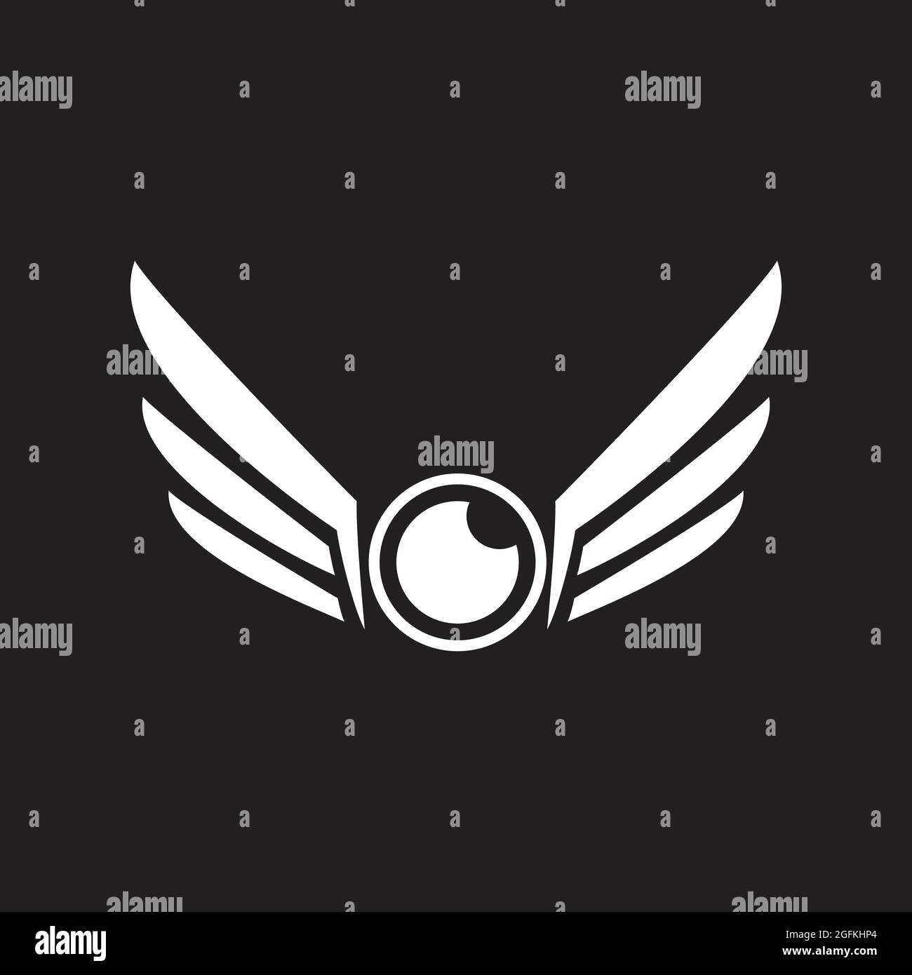 Aerial-photography logo creative modern design vector image Stock ...