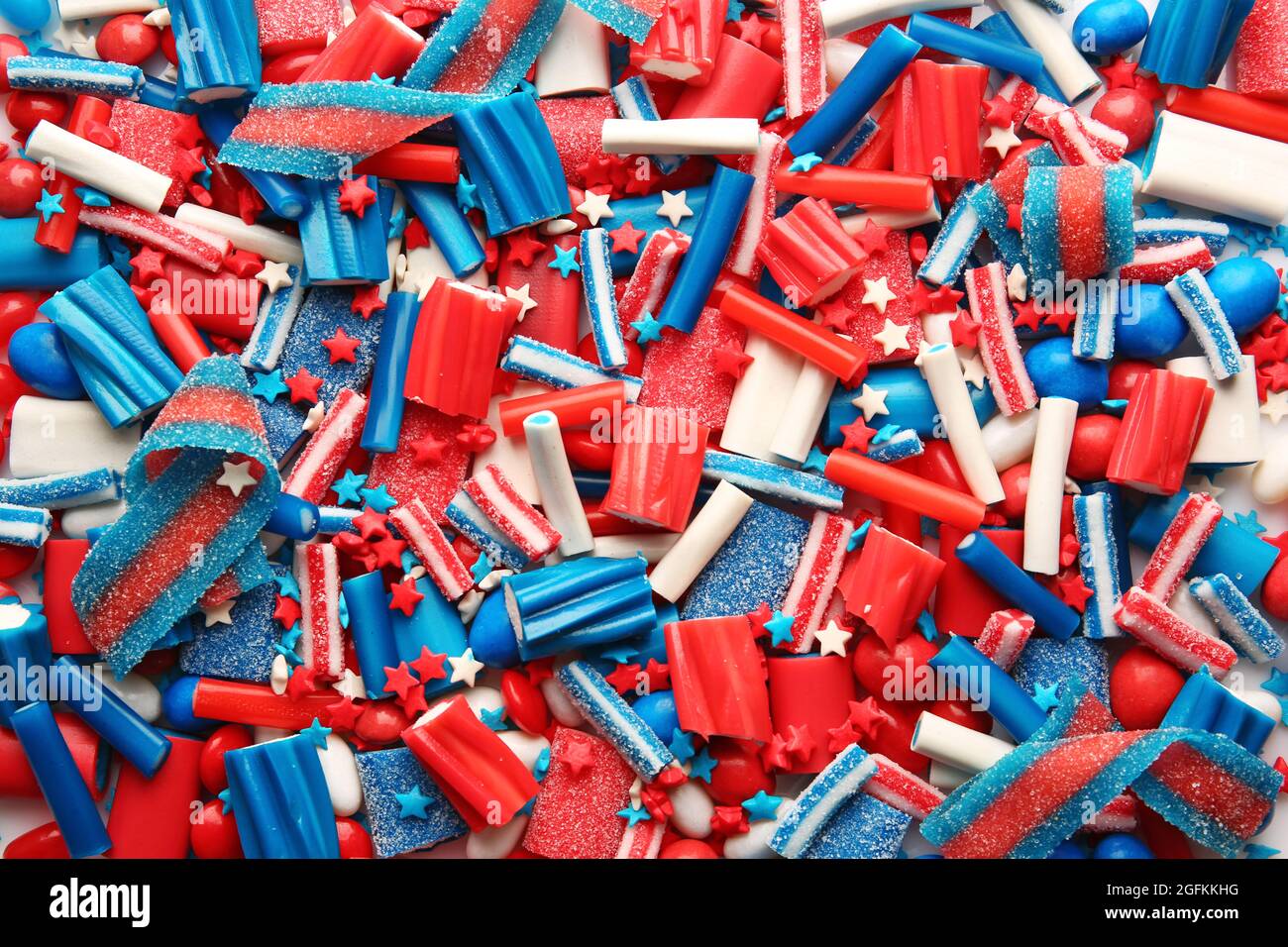 Assorted sweet candies background Stock Photo - Alamy