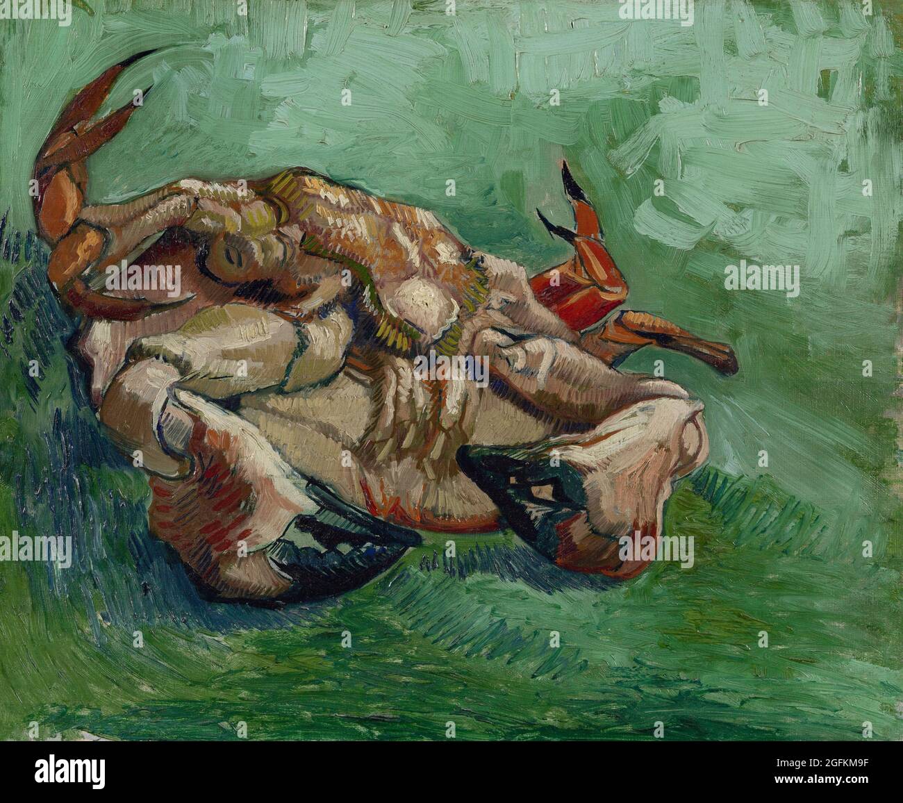 Vincent van Gogh – Crab on its Back (1888) famous painting Stock Photo ...