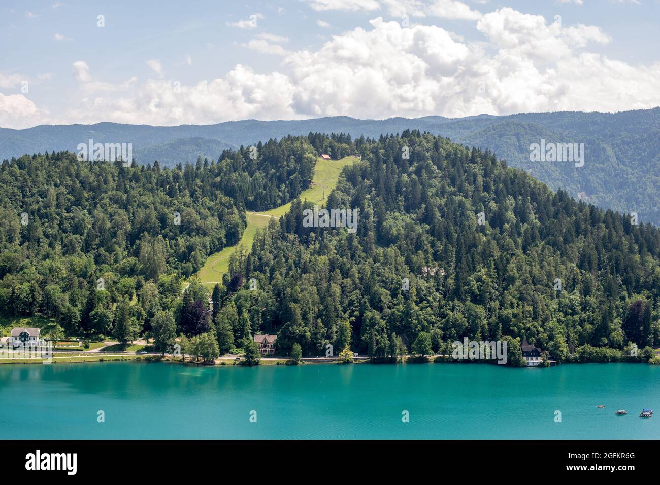 Straza ski slope in the summer near Lake Bled,Slovenia Stock Photo - Alamy