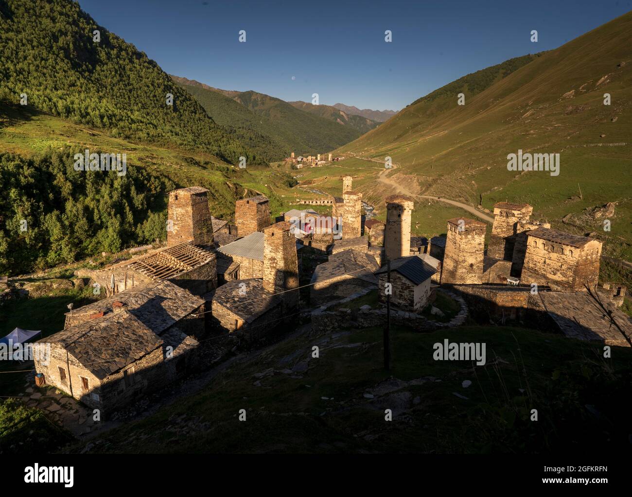 Bezengi village hi-res stock photography and images - Alamy
