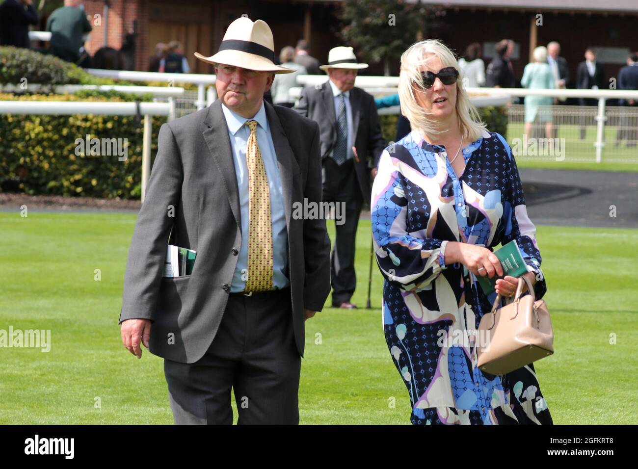 TIM EASTERBY, WIFE, EBOR FESTIVAL 2021 YORK RACECOURSE, 2021 Stock ...