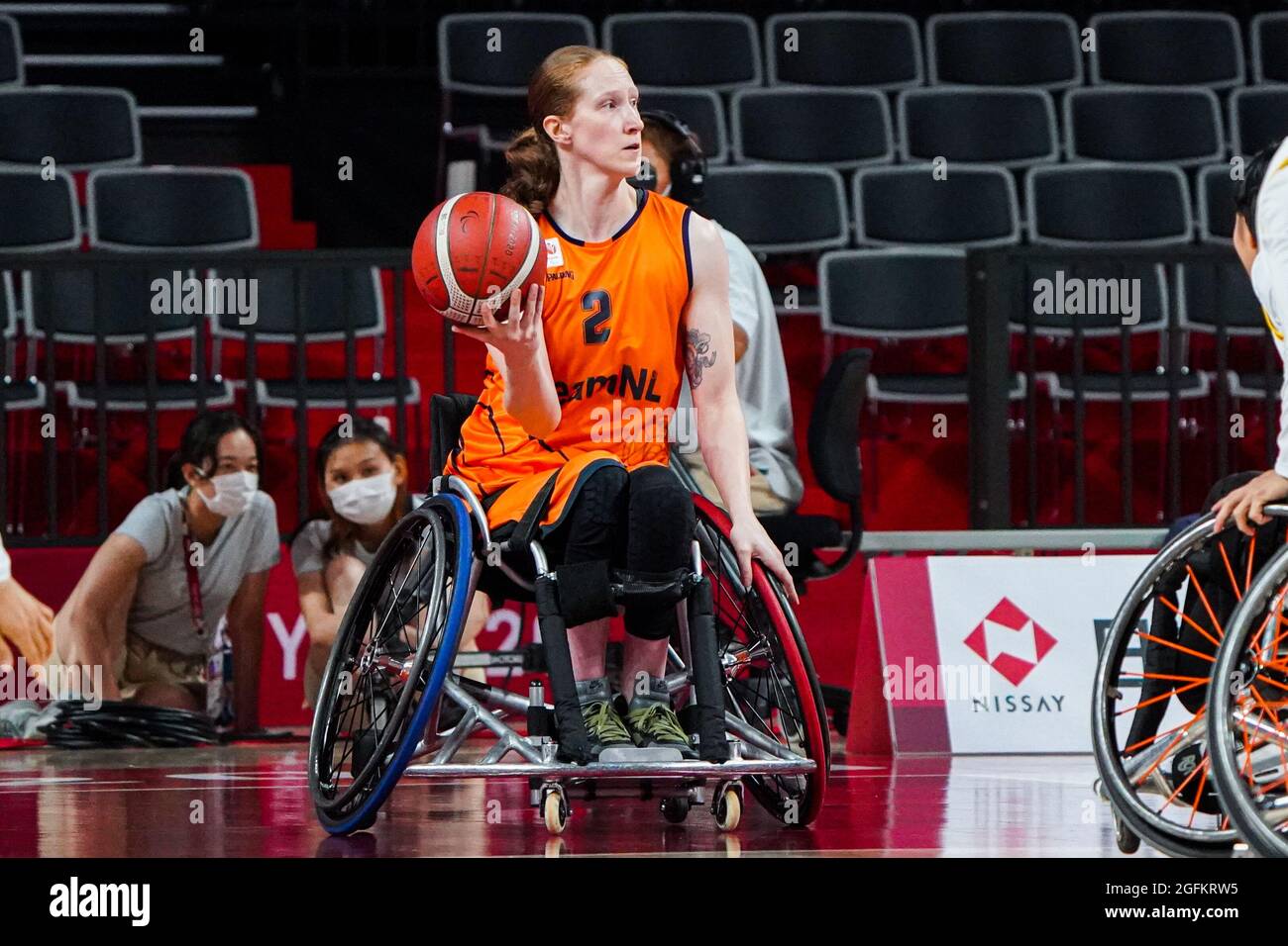 TOKYO, JAPAN - AUGUST 26: Ilse Arts of the Netherlands competing on ...