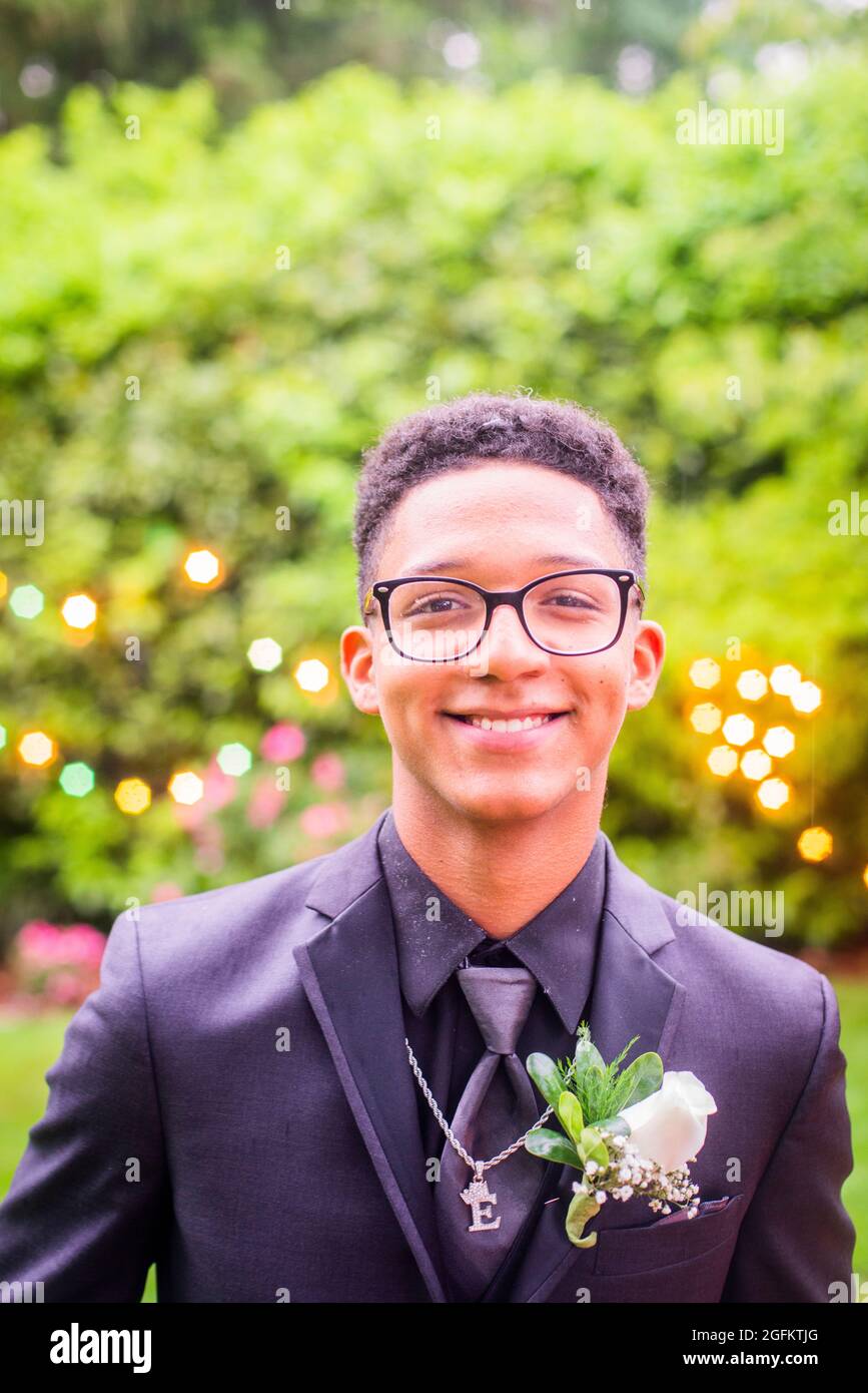 portrait of your prom date Stock Photo - Alamy