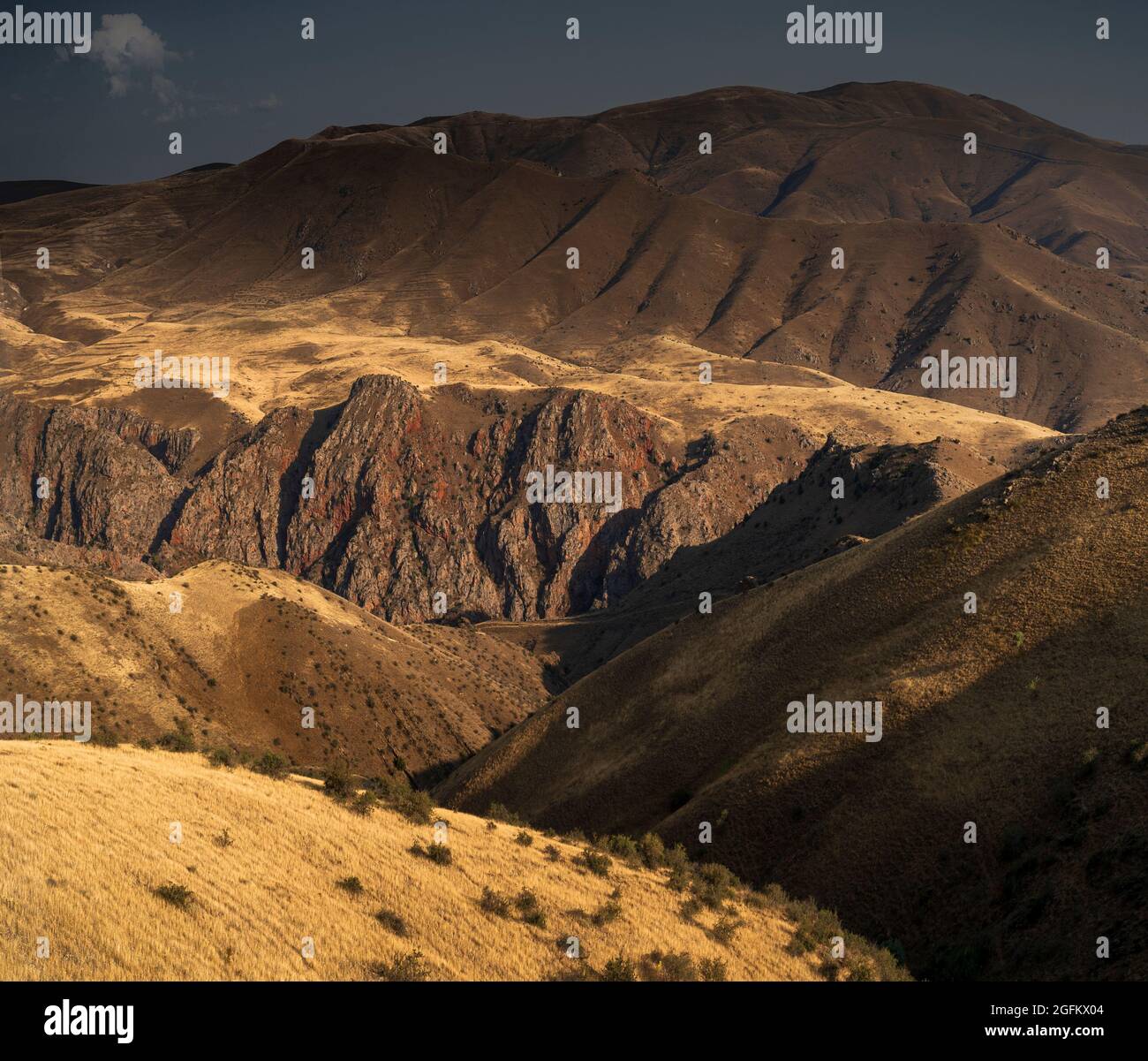 Arid hills of the Armenian Countryside Stock Photo - Alamy