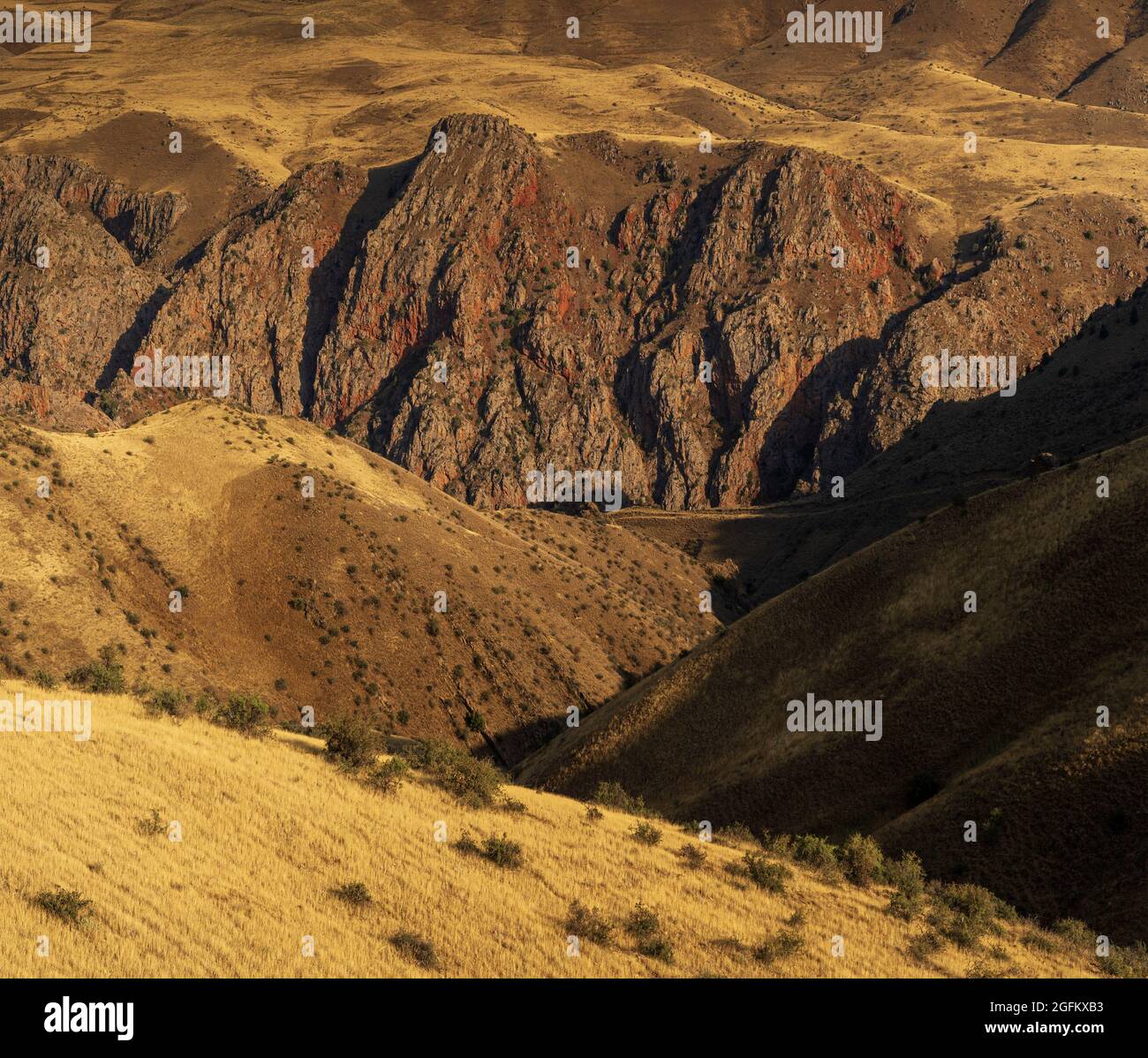 Arid hills of the Armenian Countryside Stock Photo - Alamy
