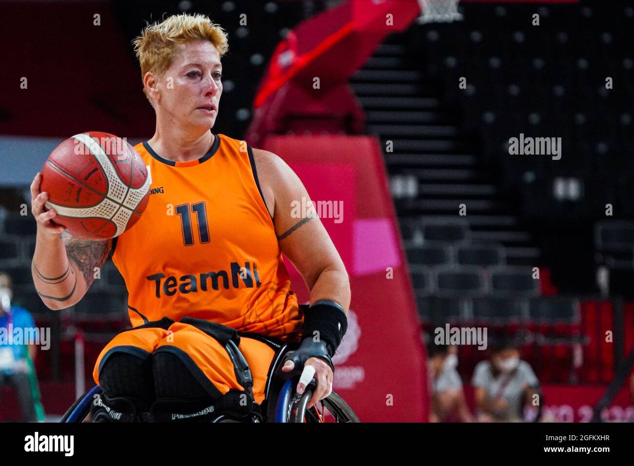 TOKYO, JAPAN - AUGUST 26: Cher Korver of the Netherlands competing on ...