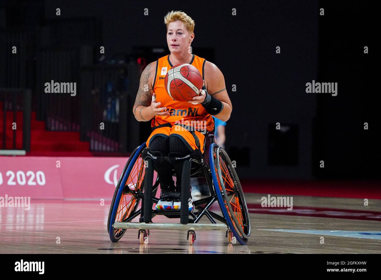 TOKYO, JAPAN - AUGUST 26: Cher Korver of the Netherlands competing on ...