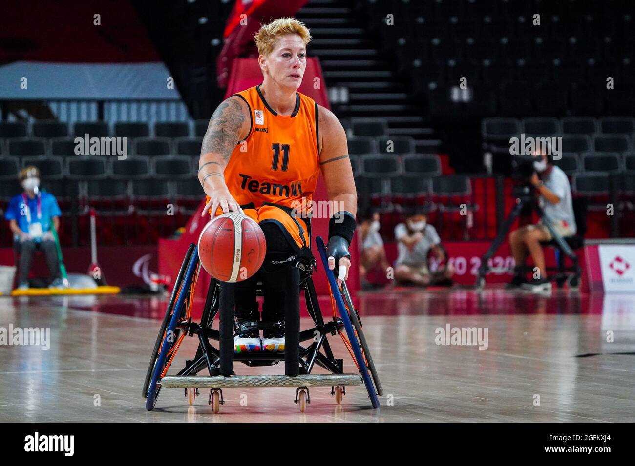 TOKYO, JAPAN - AUGUST 26: Cher Korver of the Netherlands competing on ...
