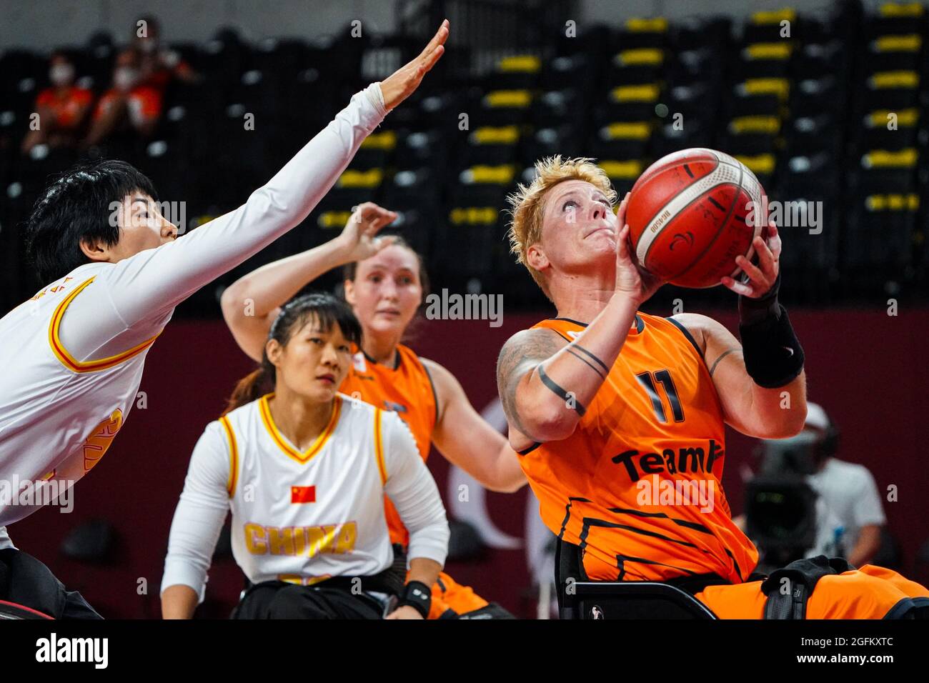 TOKYO, JAPAN - AUGUST 26: Cher Korver of the Netherlands competing on ...