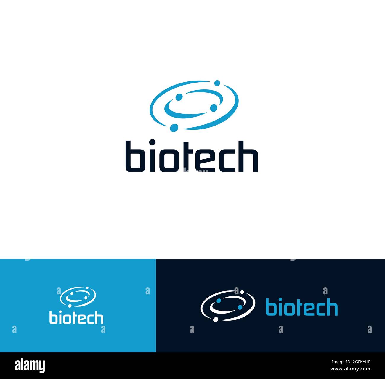 nuclear particle symbol with round orbit, atomic energy logotype ...