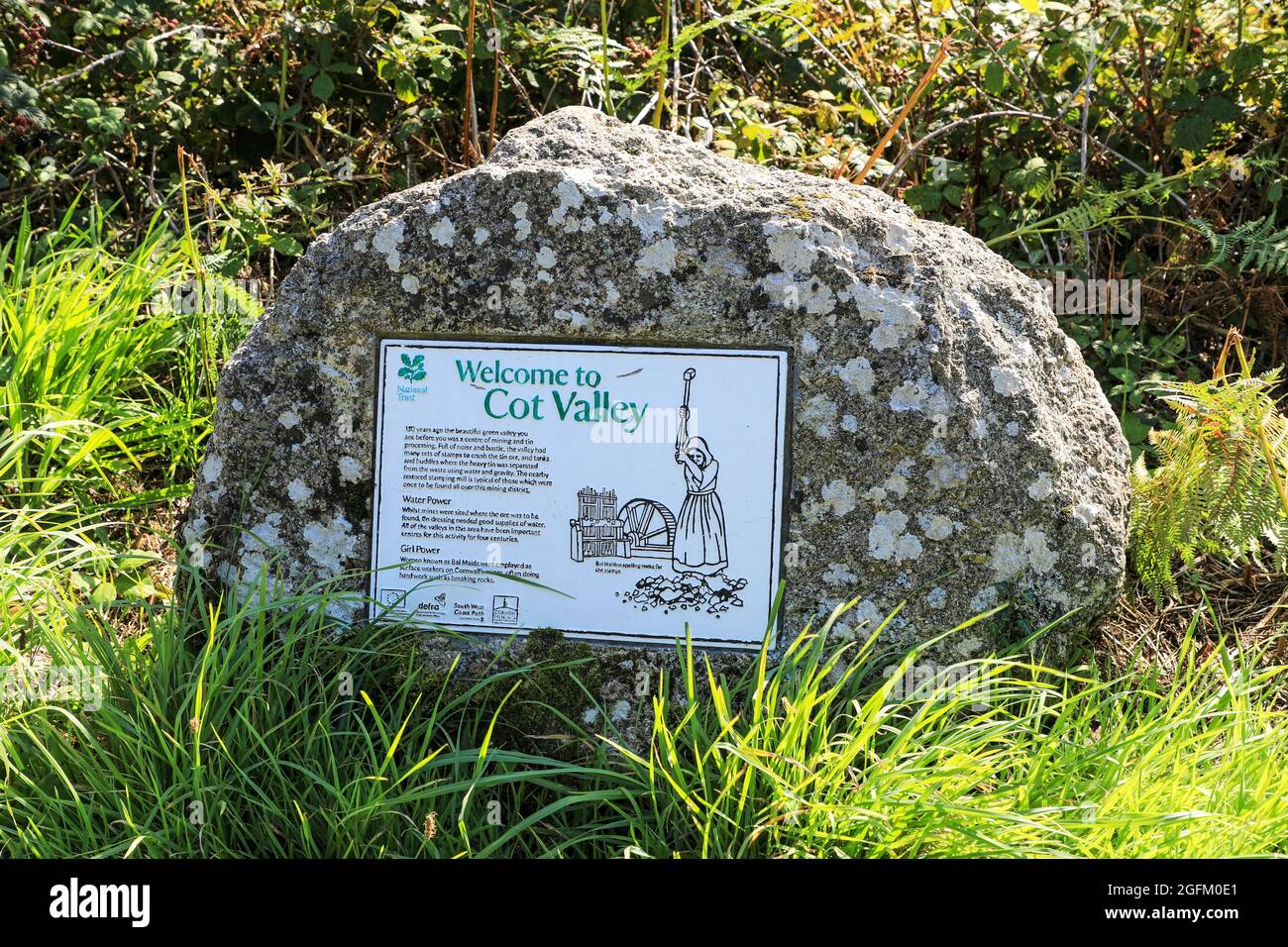 Welcome to cornwall sign hi-res stock photography and images - Alamy