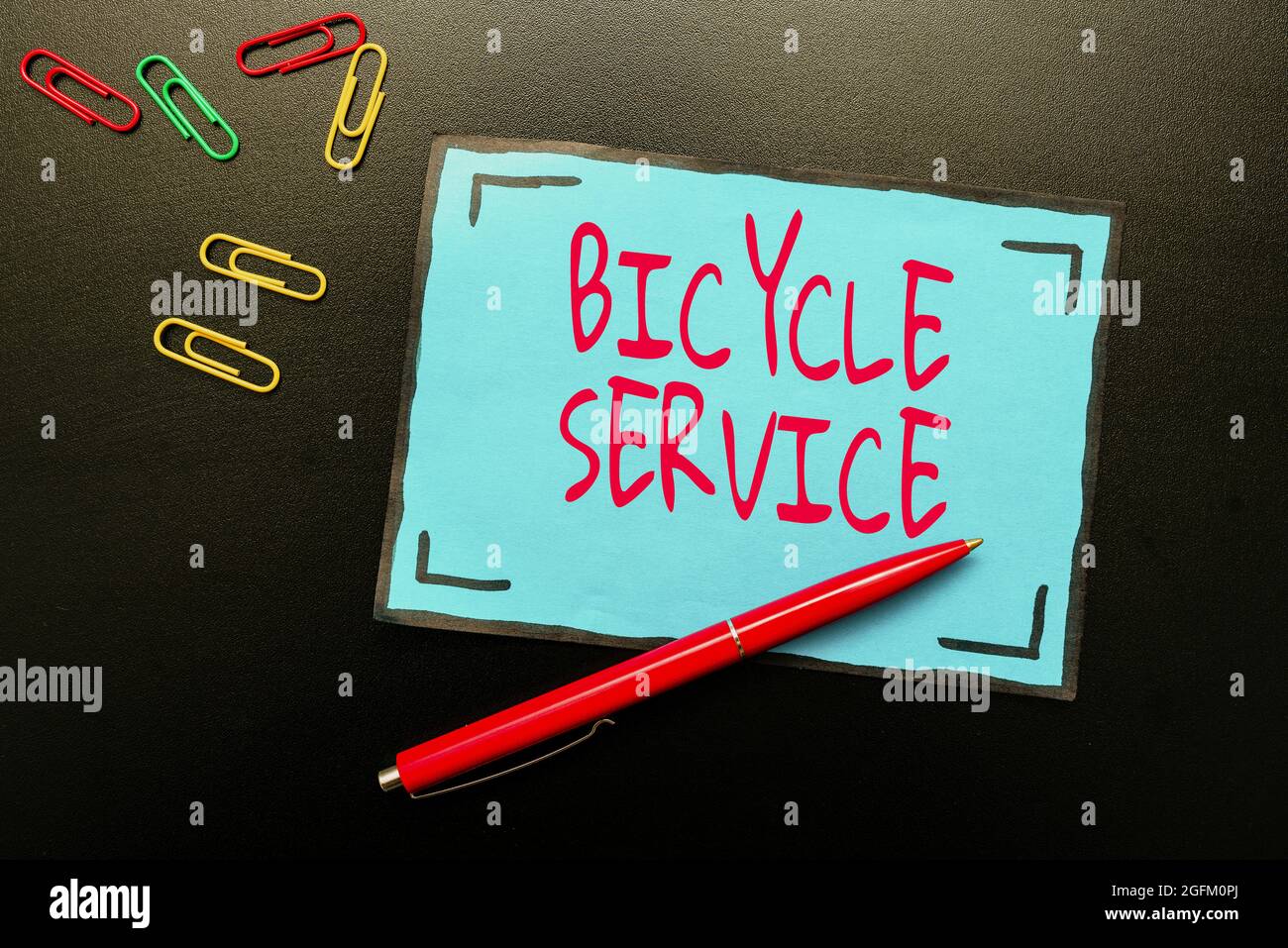 Conceptual display Bicycle Service. Internet Concept offering services ...