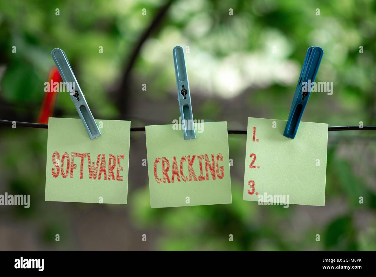 Text sign showing Software Cracking. Concept meaning modification of ...
