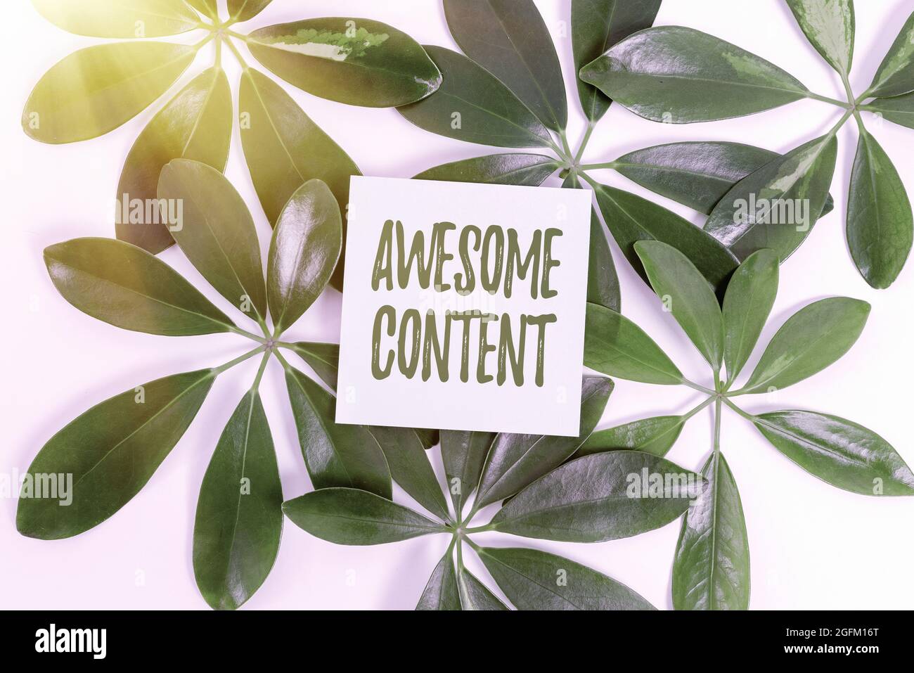 Handwriting text Awesome Content. Concept meaning valuable useful and ...