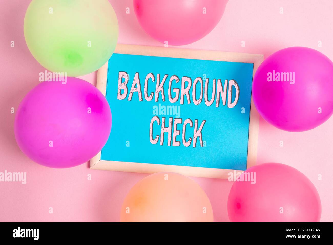 Hand writing sign Background Check. Word Written on investigation into ...