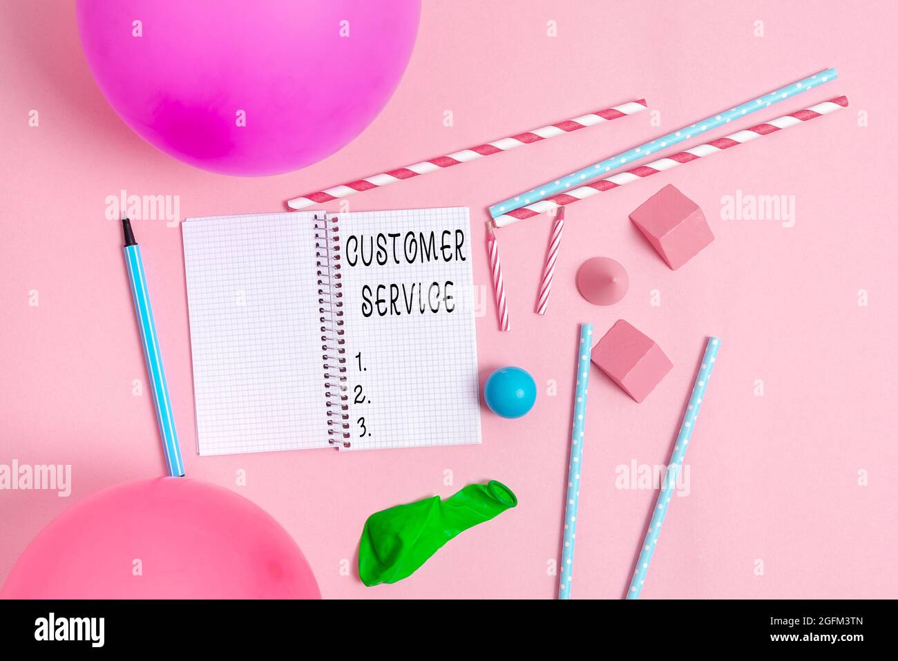 Conceptual display Customer Service. Business showcase process of ...