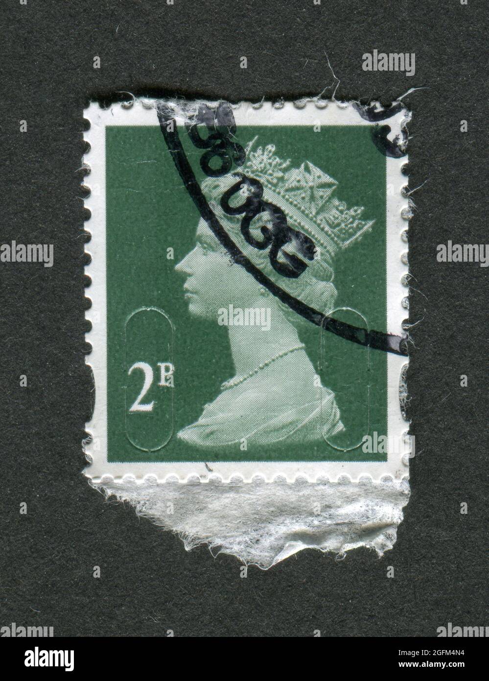 United kingdom postage stamp 2p hi-res stock photography and images - Alamy