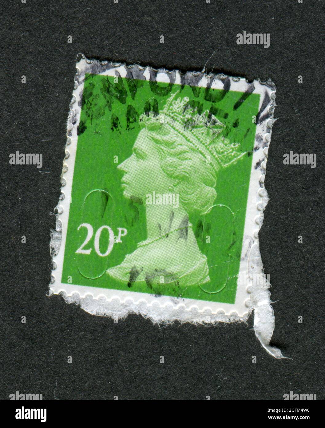 United kingdom postage stamp 20p hi-res stock photography and images ...