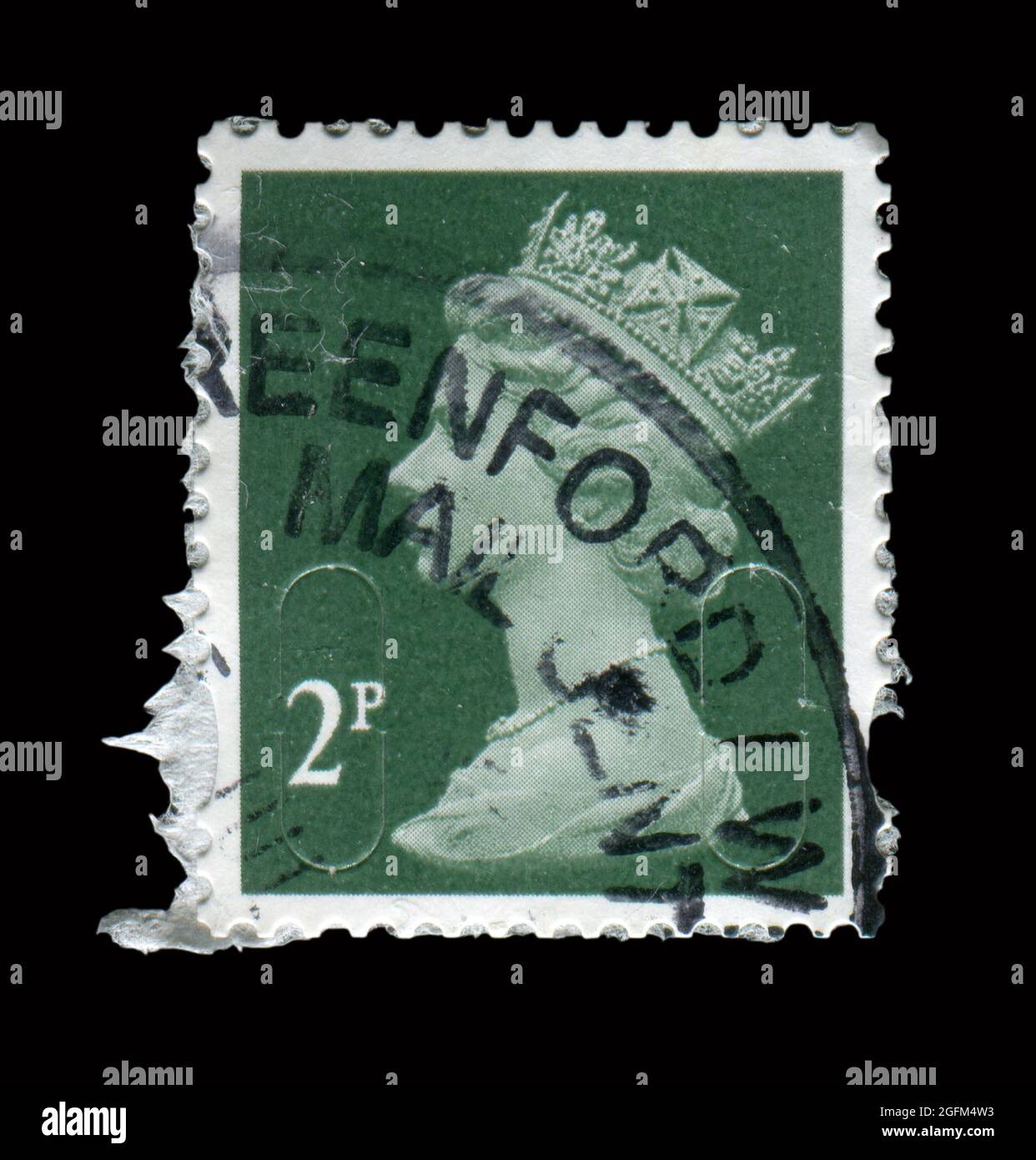 2p stamp hi-res stock photography and images - Alamy