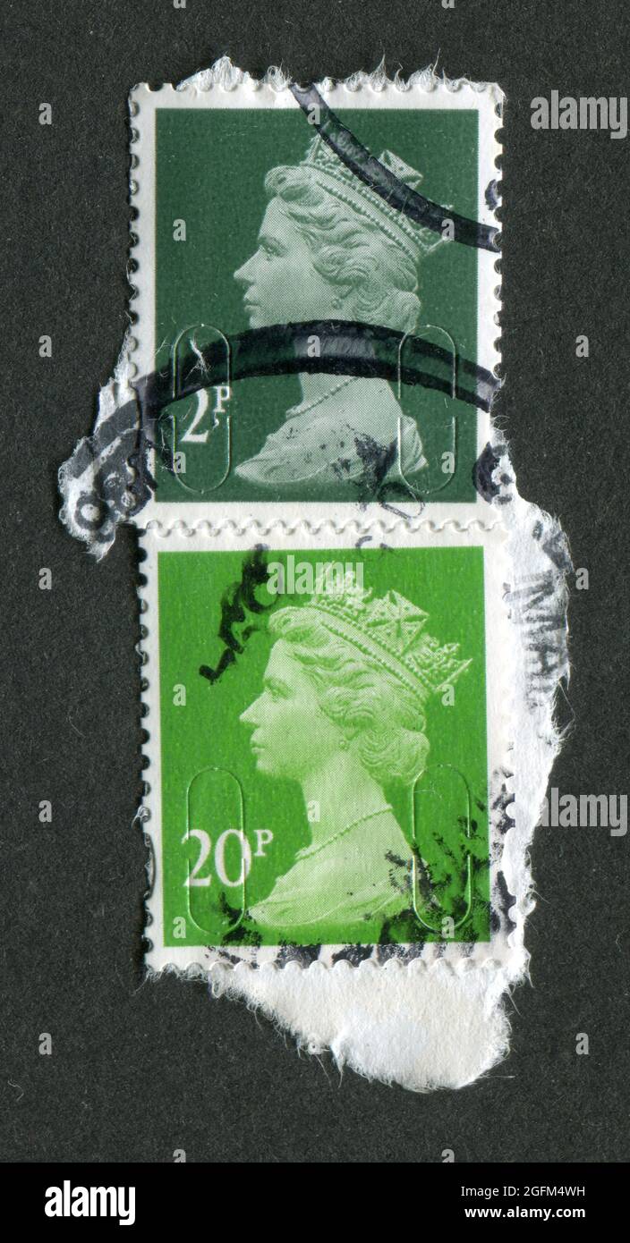 United kingdom postage stamp 20p hi-res stock photography and images ...