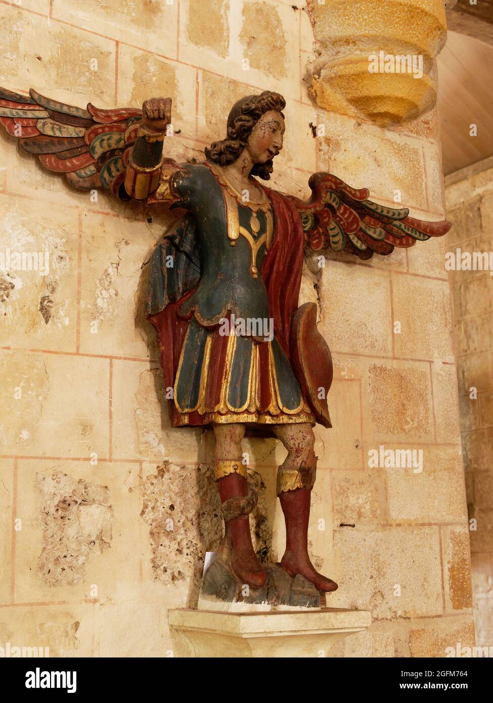 statue de Saint Michel Stock Photo - Alamy