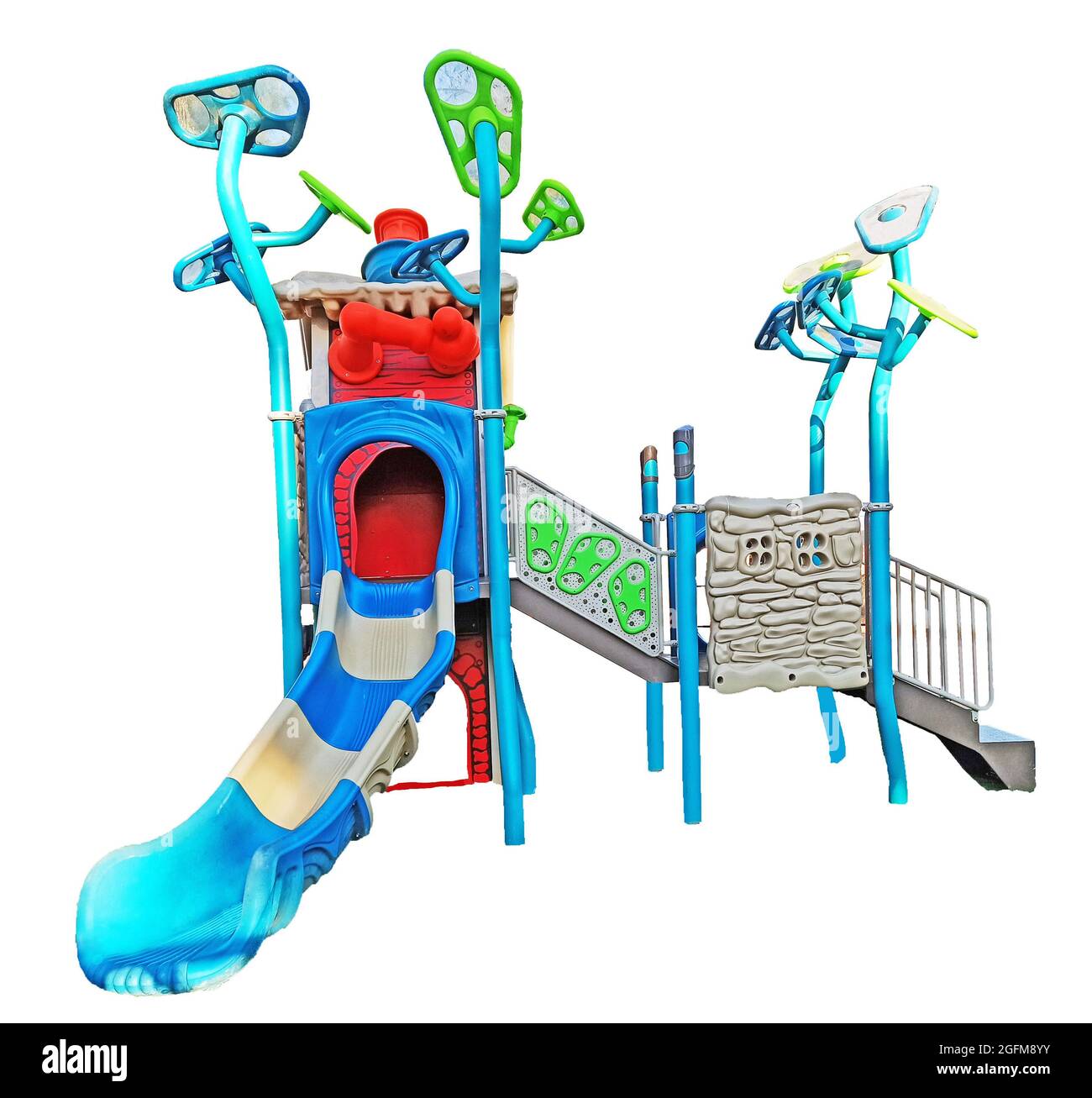 Park playground swing slide Cut Out Stock Images & Pictures - Alamy