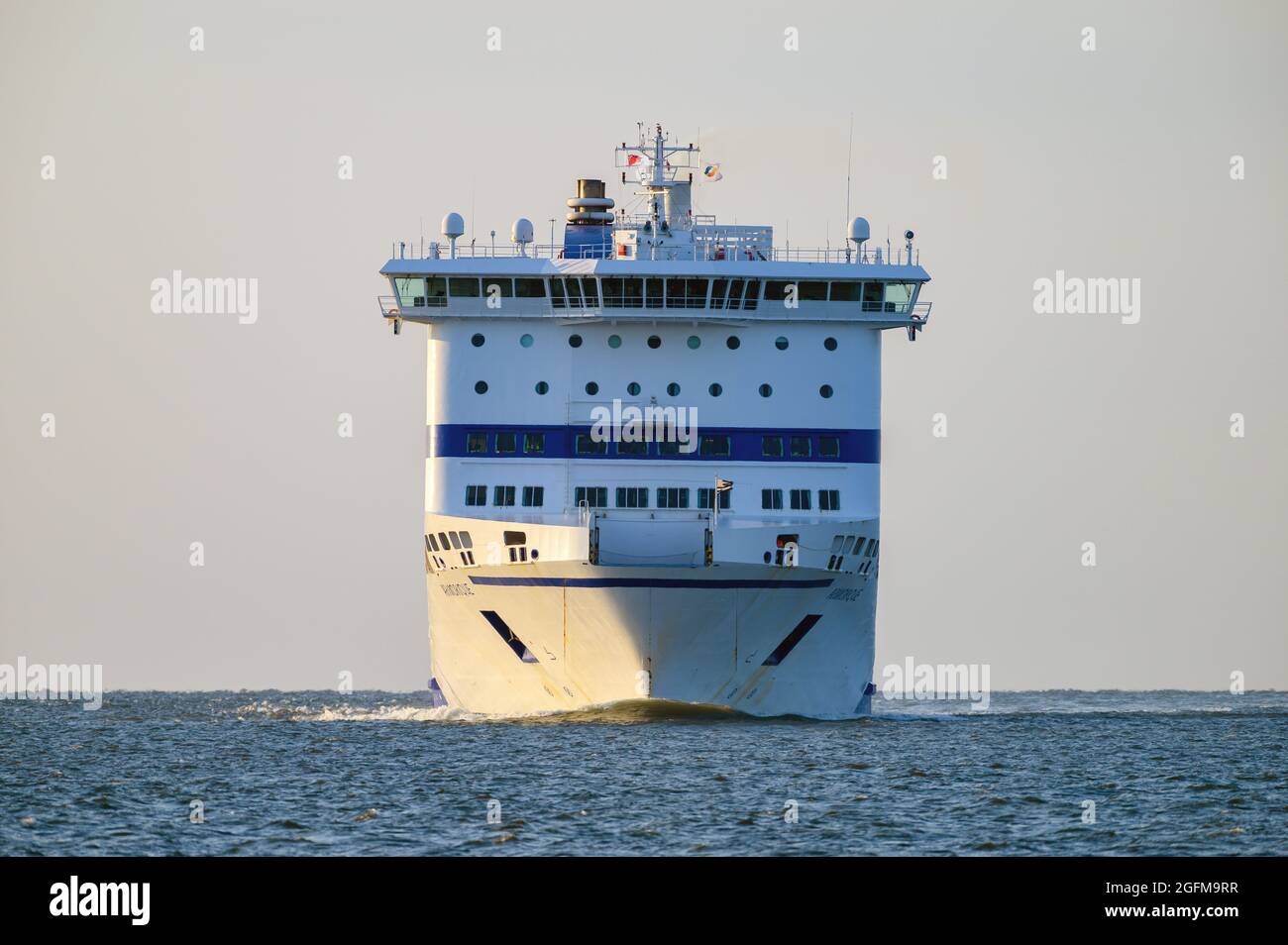 The cross-Channel ferry Armorique is operated by Brittany Ferries on ...