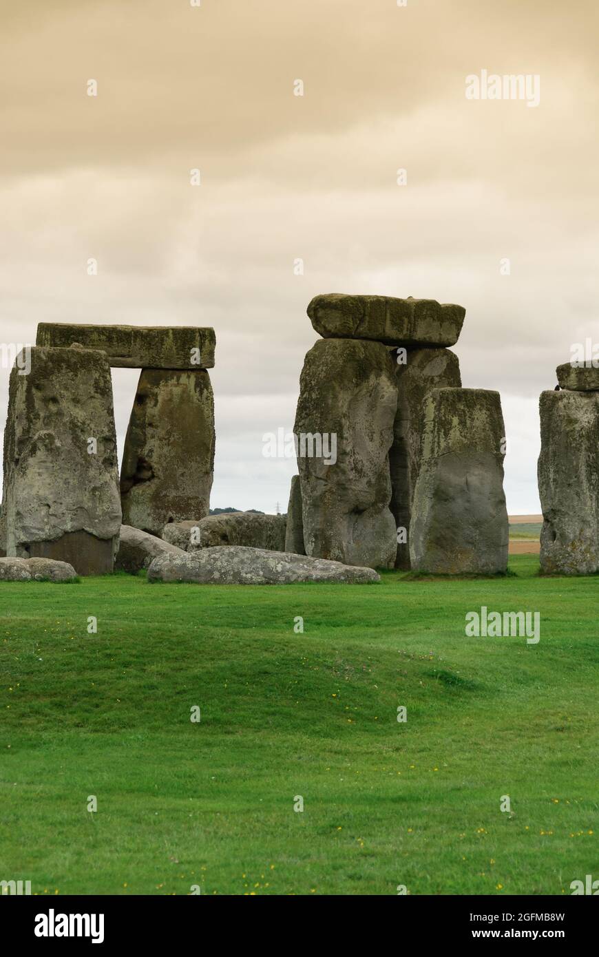 stonehenge archaeological site in cornwall in england Stock Photo - Alamy