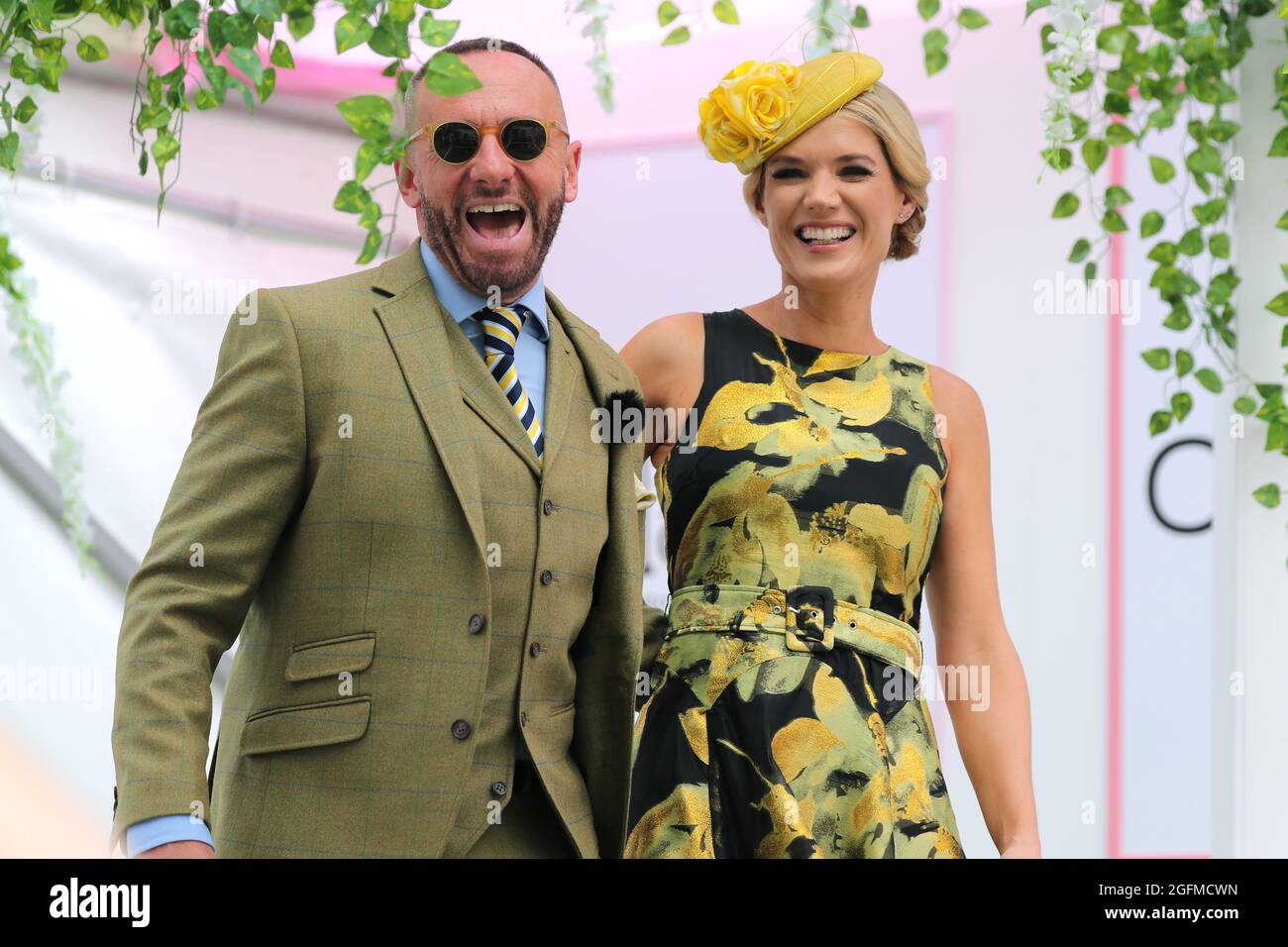 MARK HEYES, CHARLOTTE HAWKINS, EBOR FESTIVAL 2021 YORK RACECOURSE, 2021 ...
