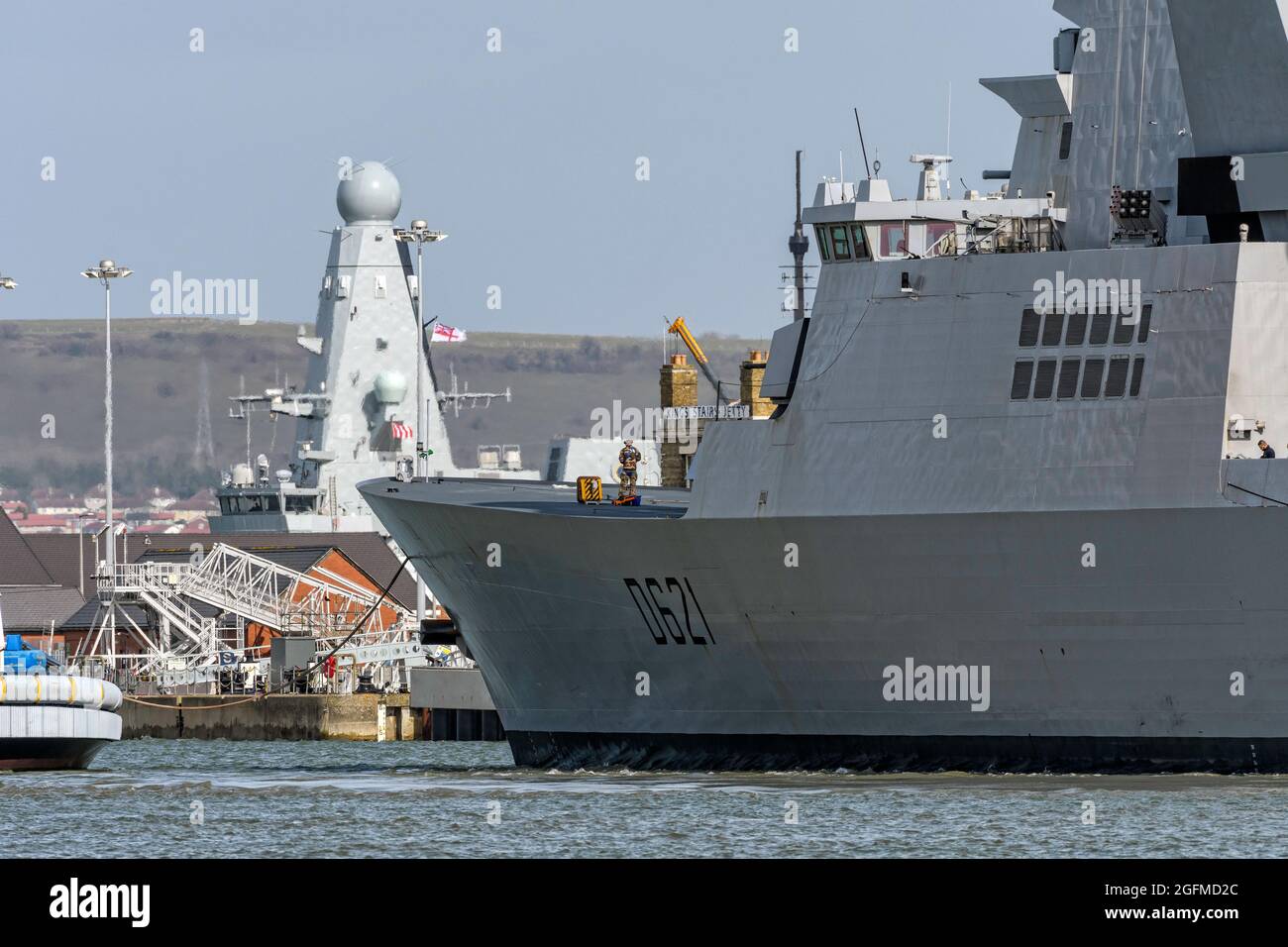 FS Chevalier Paul is a Horizon class air defence destroyer operated by the French Navy Stock ...