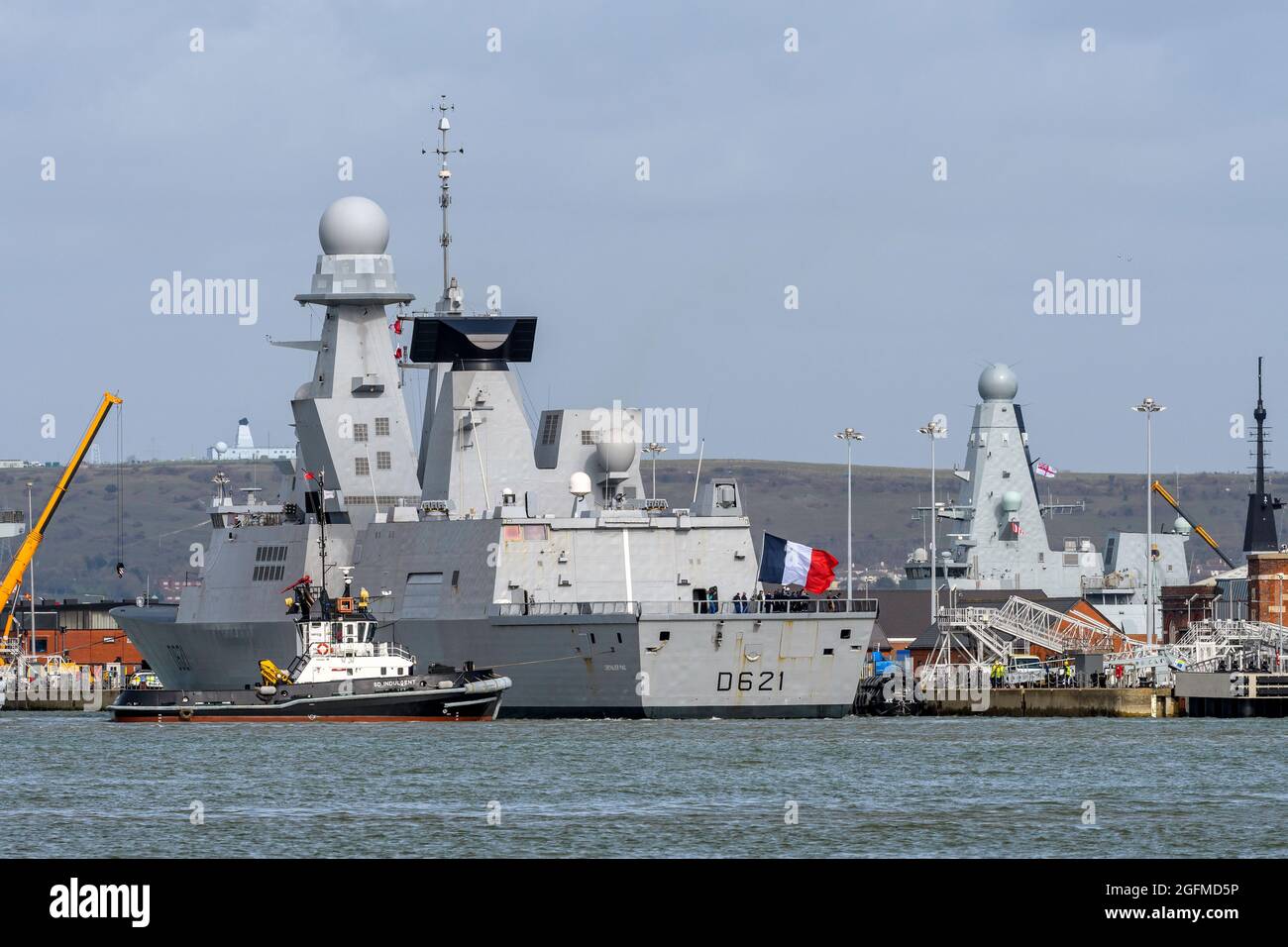 FS Chevalier Paul is a Horizon class air defence destroyer operated by the French Navy Stock ...