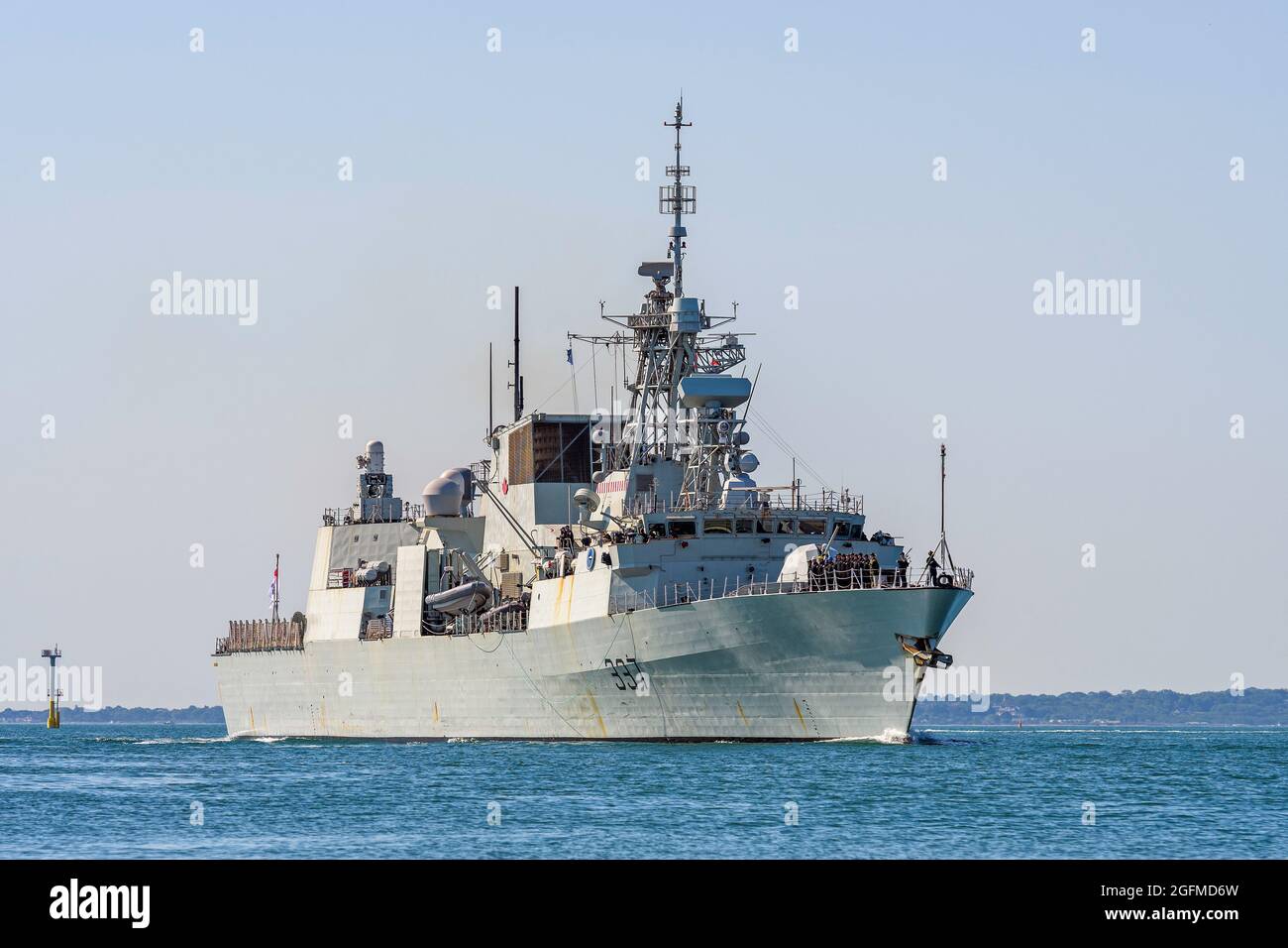 HMCS Fredericton is one of 12 Halifax class frigates operated by the ...