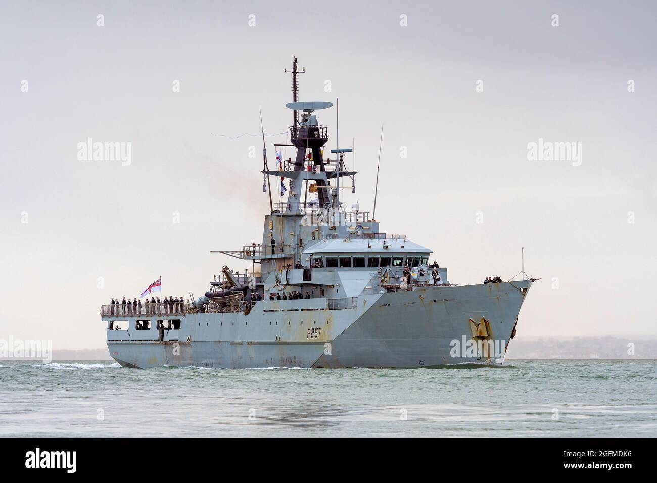 HMS Clyde (P257) was the Royal Navy's Falkland Islands guardship ...