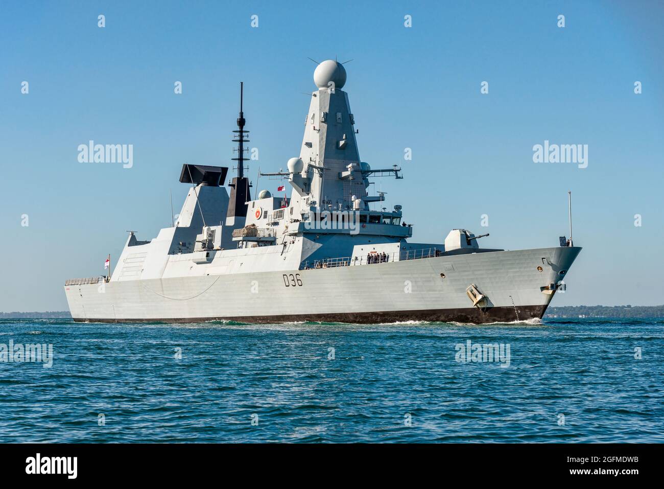 HMS Defender is one of six Type 45 destroyers operated by the Royal ...